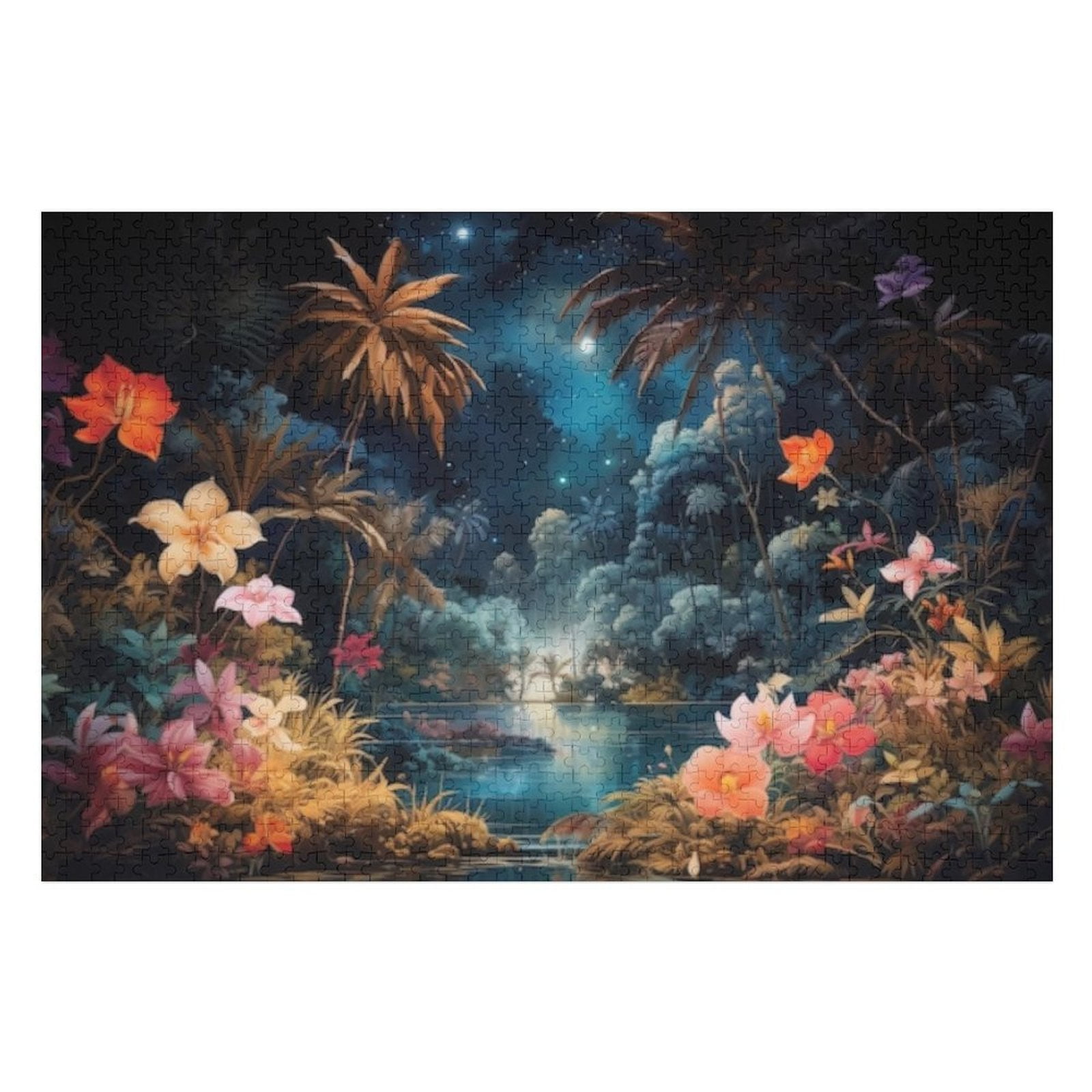 Puzzles for Adults 500 Pieces - Enchanting Paradise Kaleidoscope ...