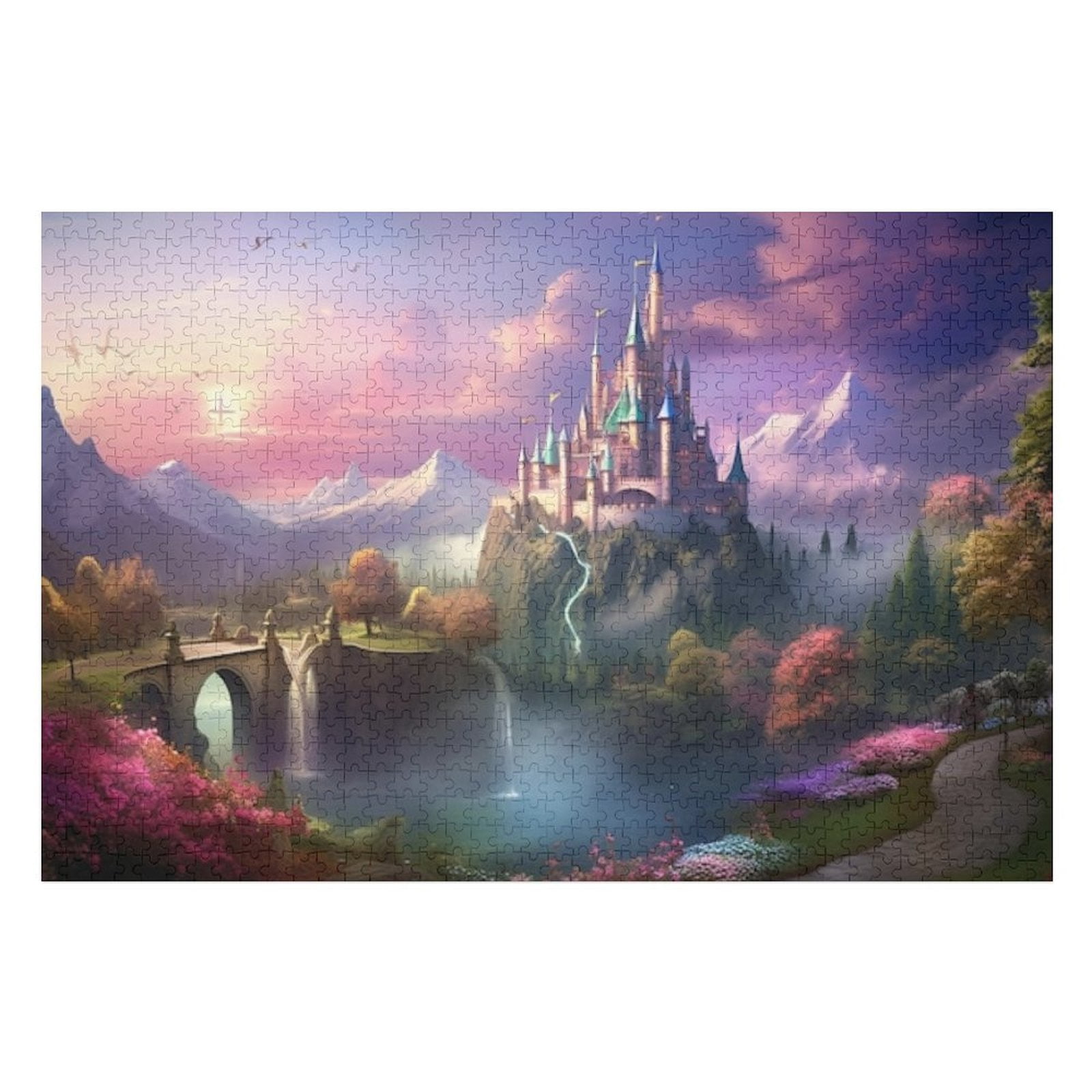 Puzzles for Adults 500 Pieces - Fairy Tale Landscape Funny Puzzle, Seek ...