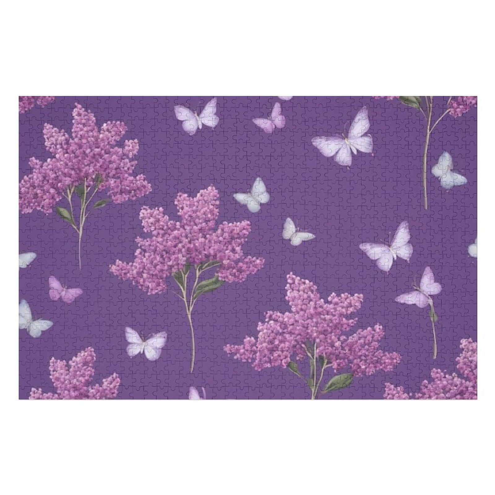 Puzzles for Adults 500 Pieces - Floating Lilac Funny Puzzle Learning ...