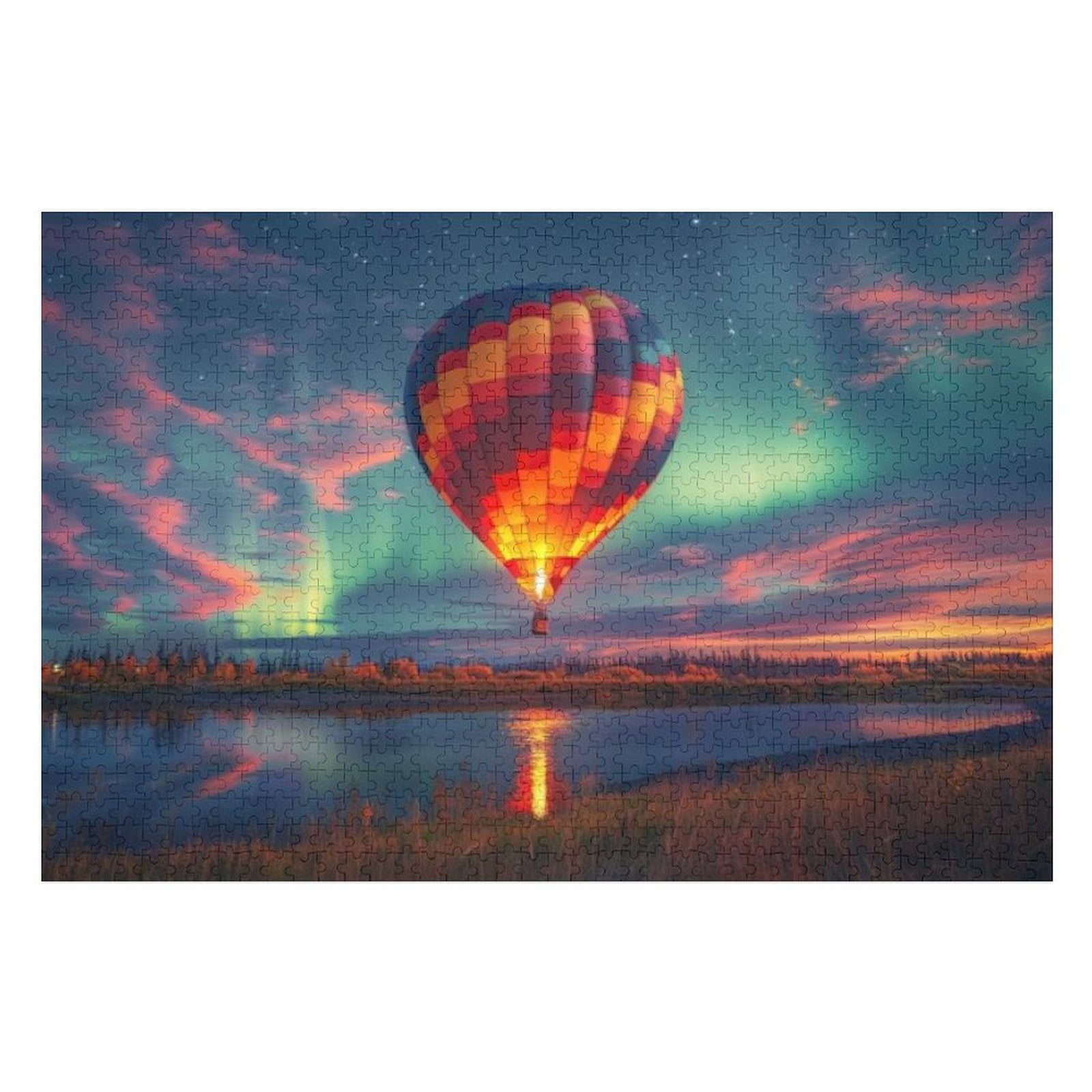Puzzles for Adults 500 Pieces - Hot Air Balloon Funny Puzzle, Seek And ...