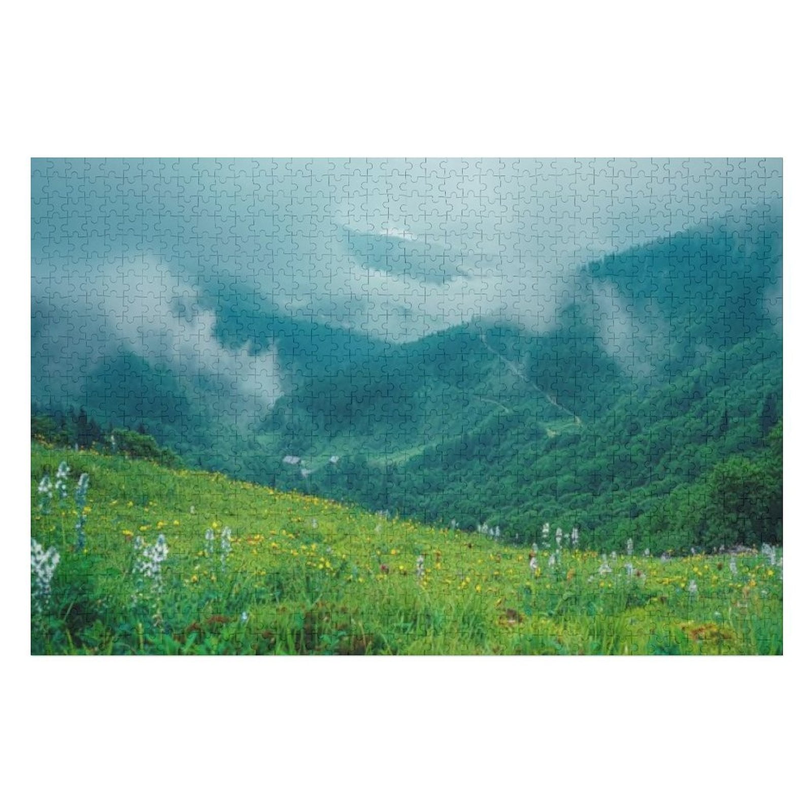 Puzzles for Adults 500 Pieces - Mountain With Dreamy Aesthetic Funny ...