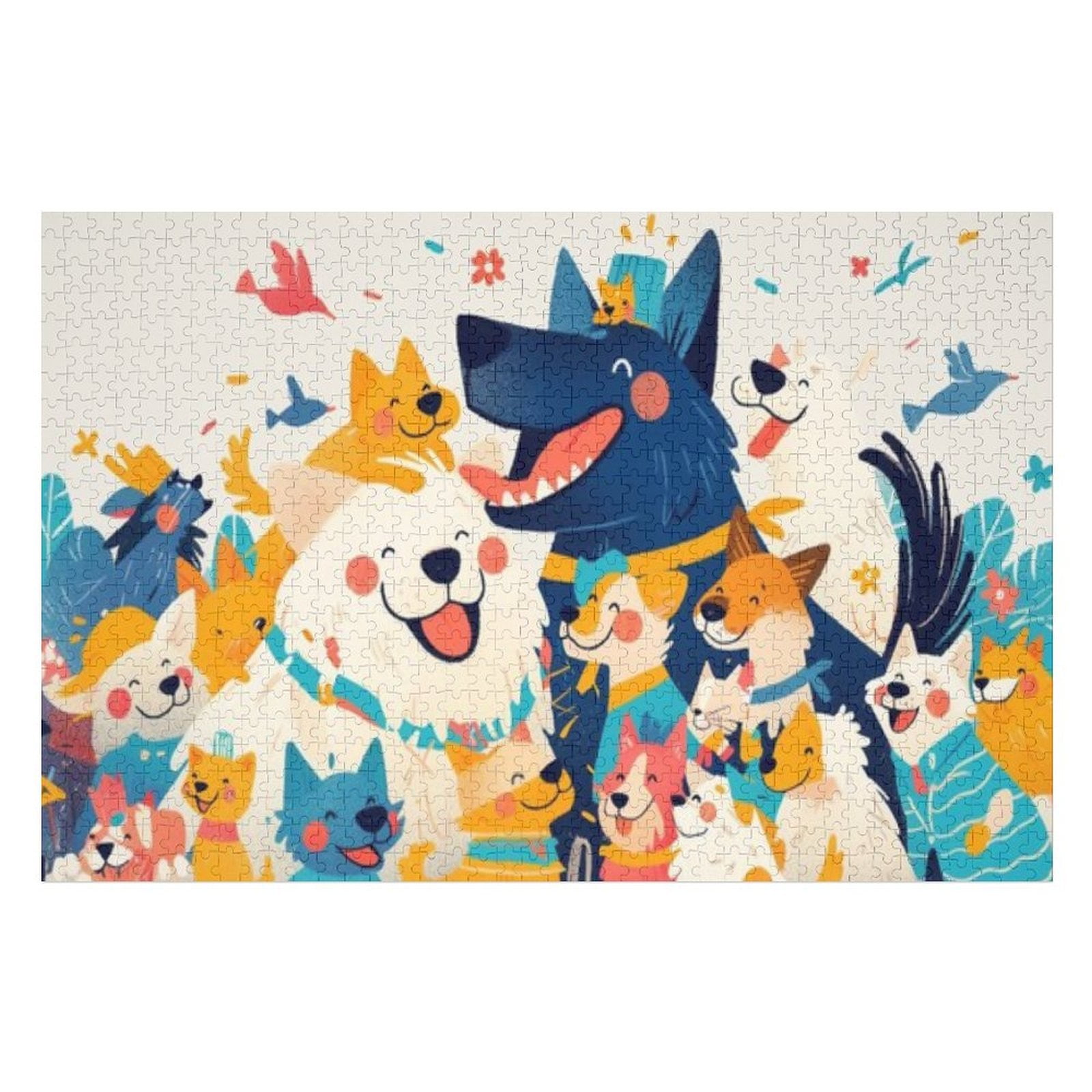 Puzzles for Adults 500 Pieces - Pet Parade Best Challenging Puzzles for ...