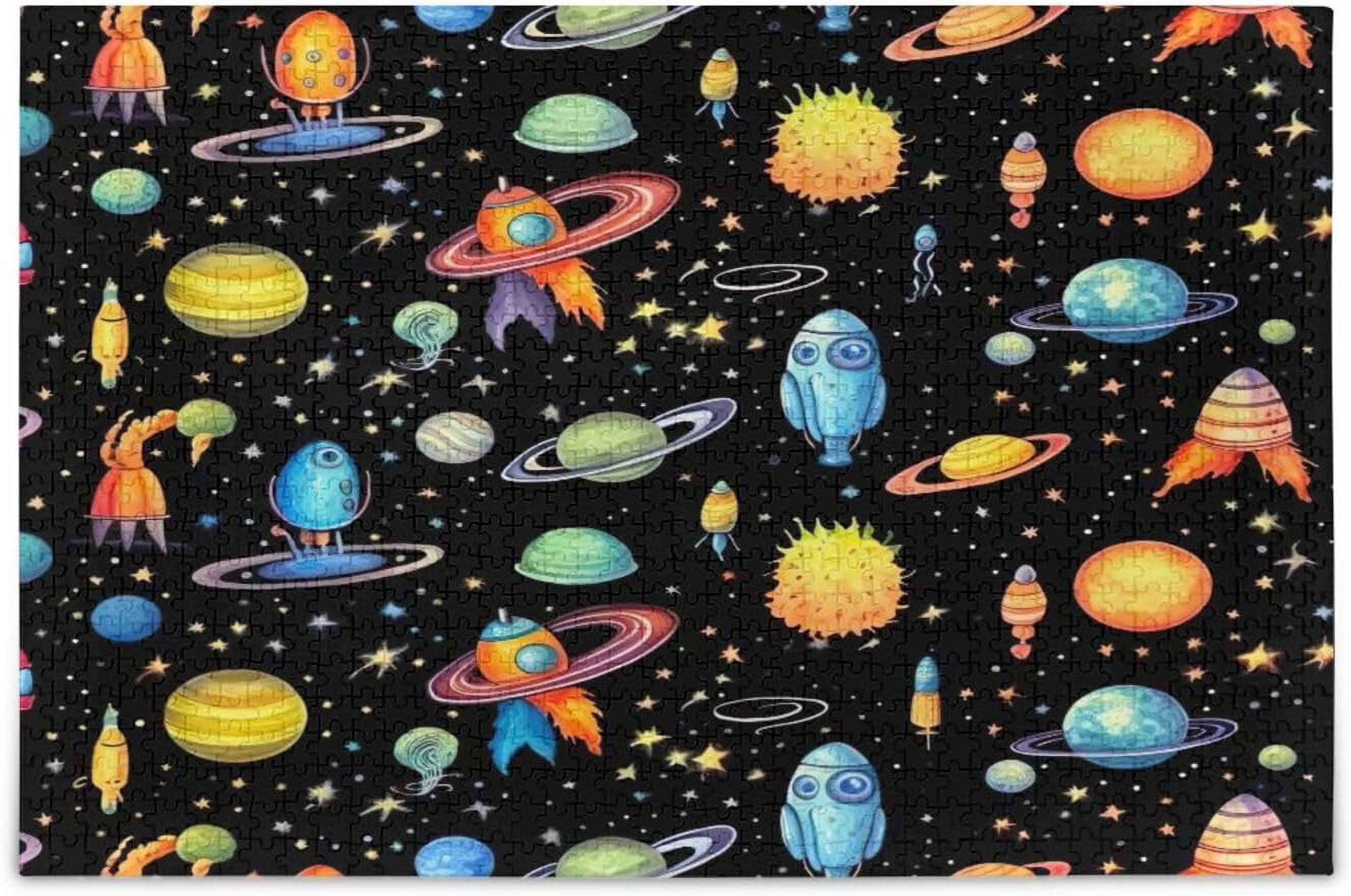 Puzzles for Adults 500 Pieces - Planet Flyer Jigsaw Puzzle Fun ...