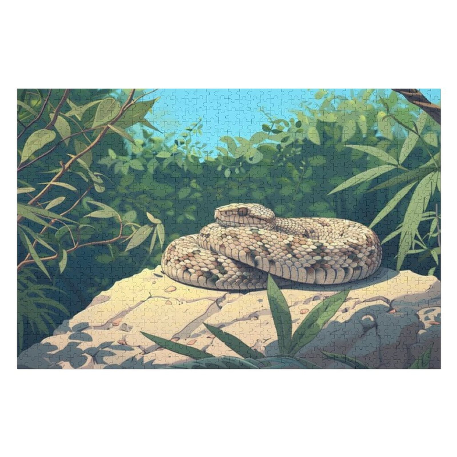 Puzzles for Adults 500 Pieces - Snake Funny Puzzle,Suitable for All ...
