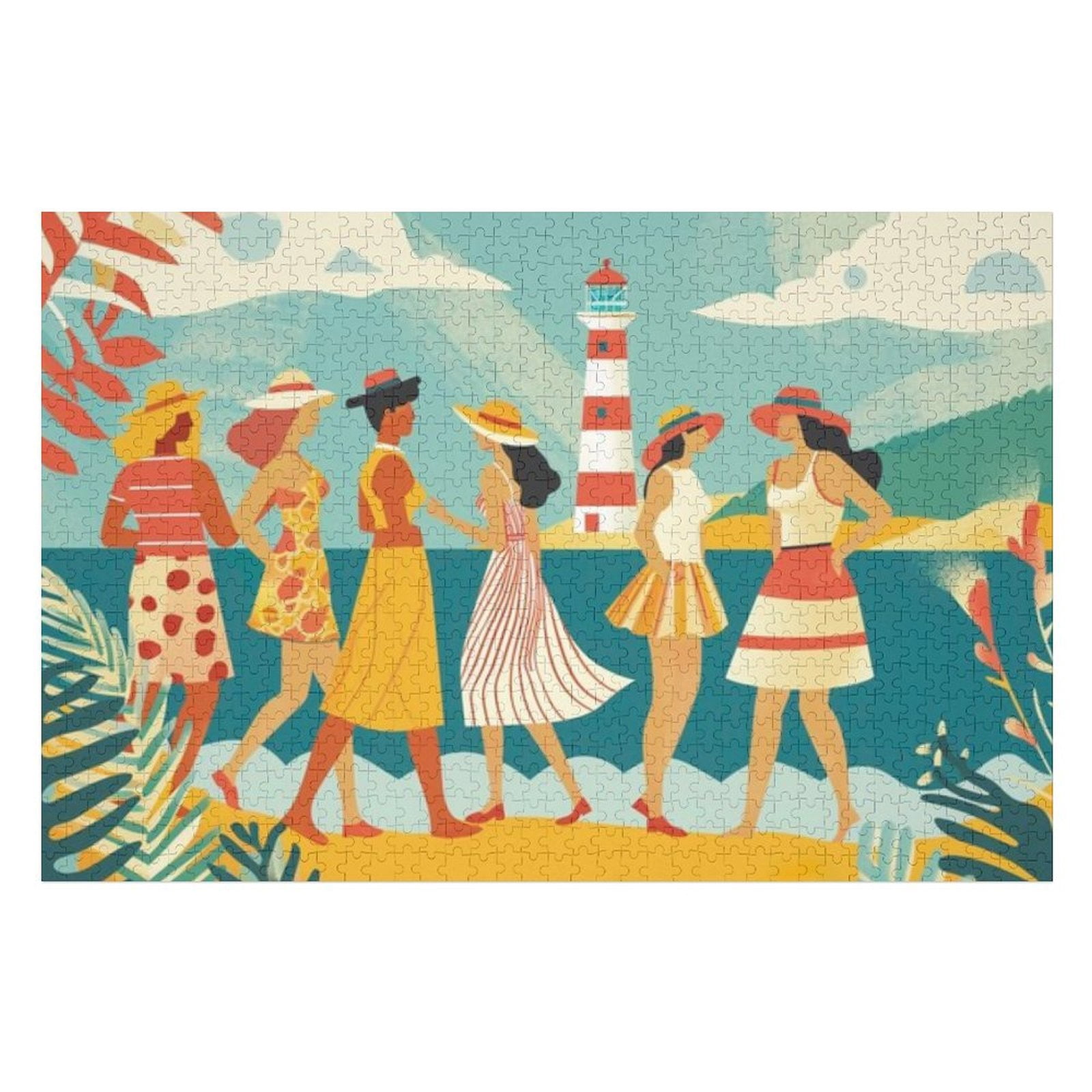 Puzzles for Adults 500 Pieces - Summer Perfect Interlocking Clear ...