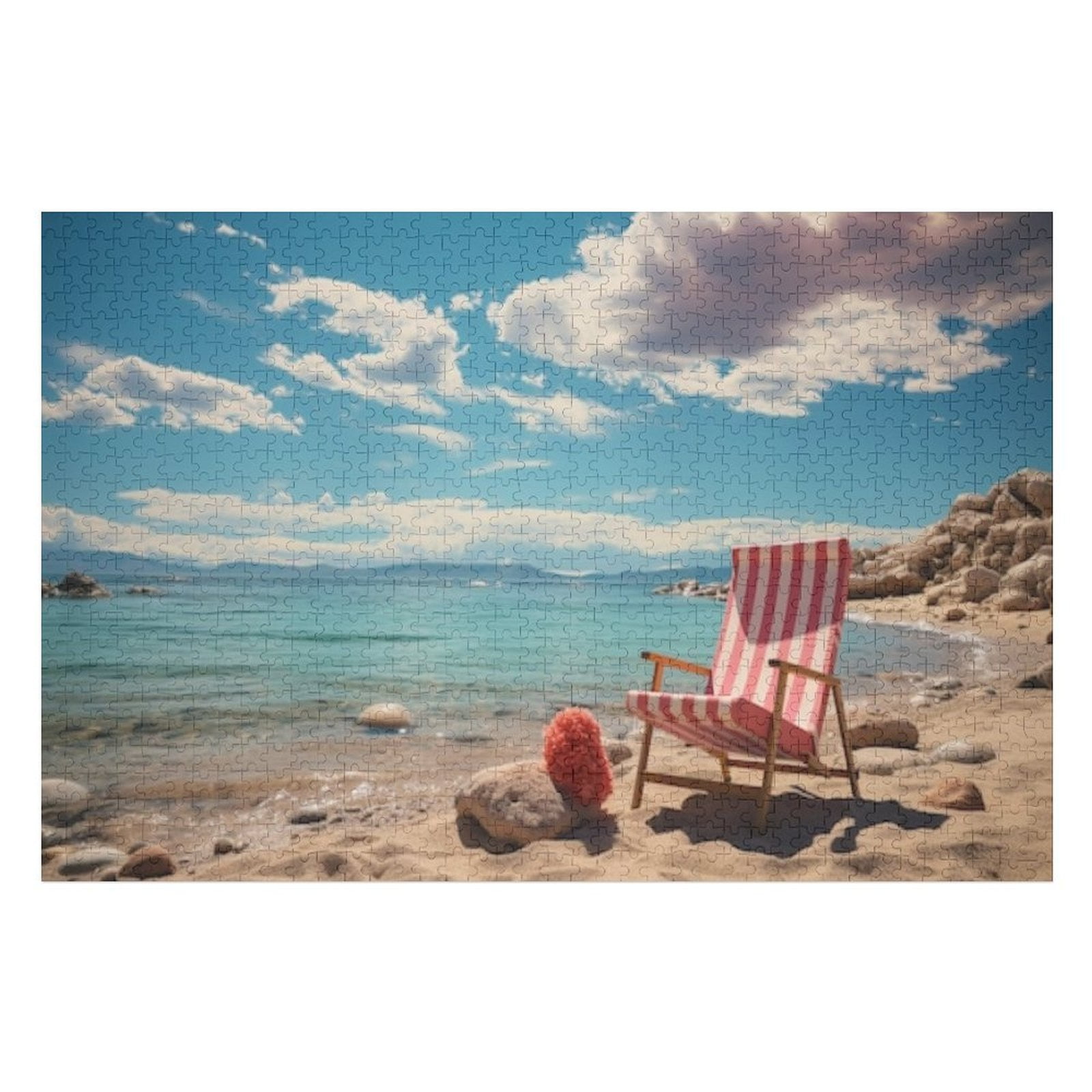 Puzzles for Adults 500 Pieces - Summer Vacations Beach Puzzles for ...