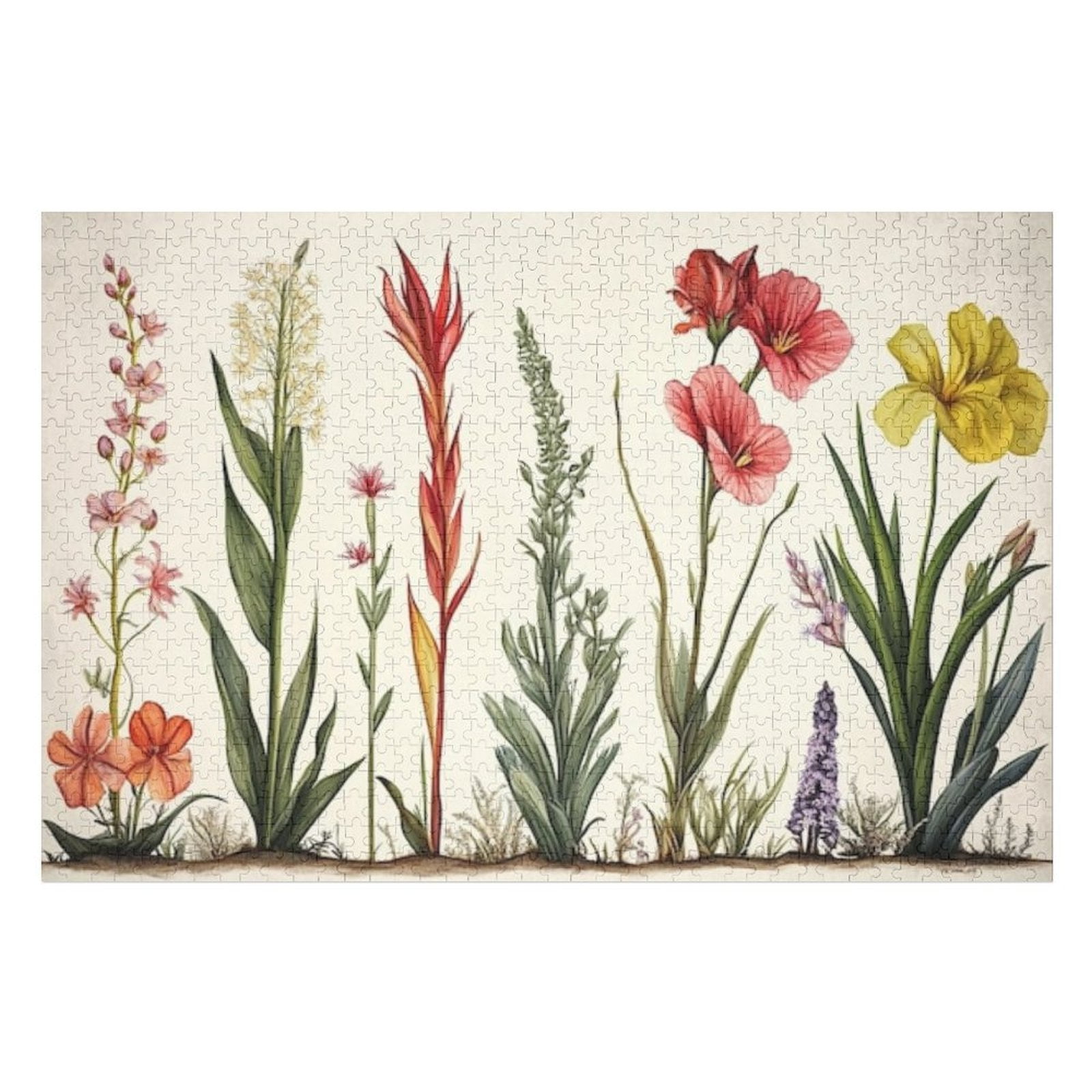 Puzzles for Adults 500 Pieces - Various Plants Flowers From Garden ...