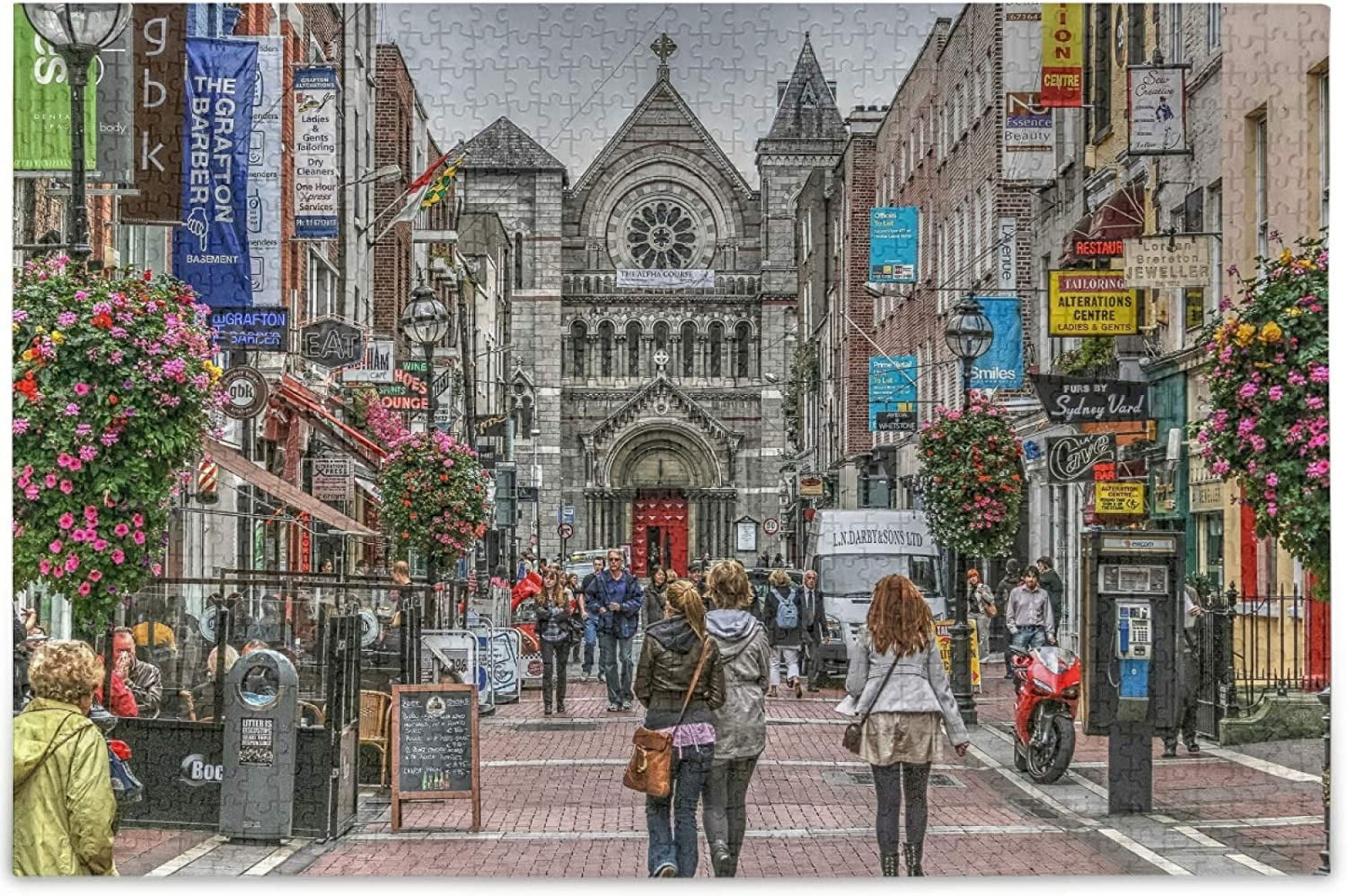 Puzzles for Adults Jigsaw 500 Piece Dublin Ireland Famous Grafton ...