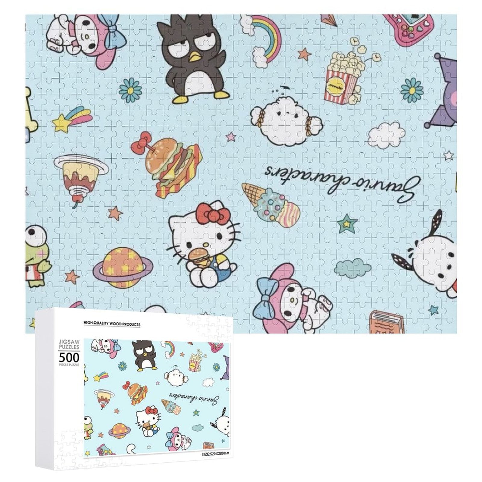 Puzzles for Kids Ages 4-8,Sanrio Hello Kit-tyand Friends Puzzle for ...