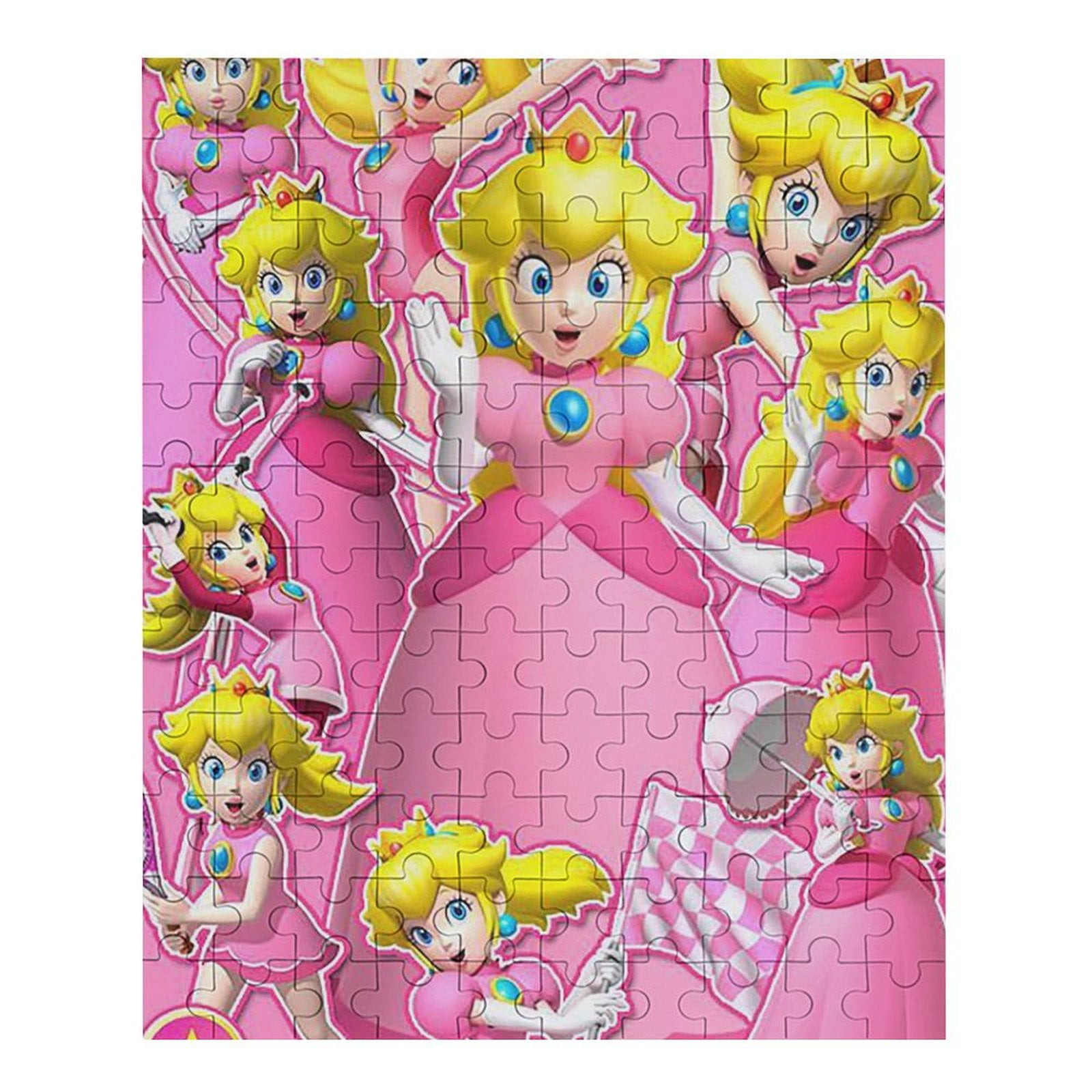 Puzzles for Kids Ages 6-16 – Mario Princess Peach 120 PCS Jigsaw Puzzle ...