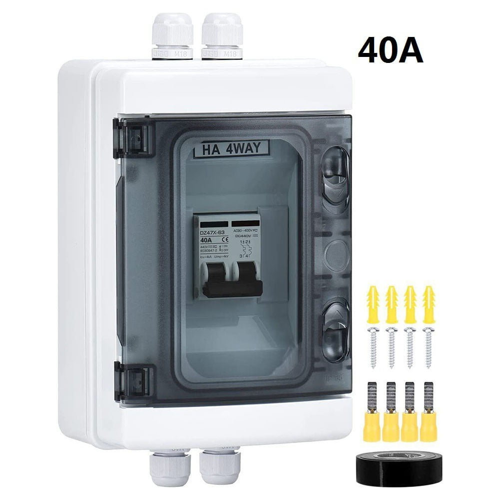 Pv Disconnect Switch Dc440V 15-60A Ip65 Box Circuit Breaker For Solar ...