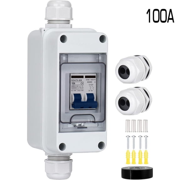 Pv Disconnector Ac400V 60A Solar Energy Disconnector New Waterproof Box ...