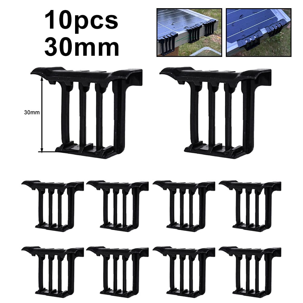 Pv Solar Panel Water Guide Clips for Enhanced Power Multi Channel Quick Drainage 30mm - Walmart.com