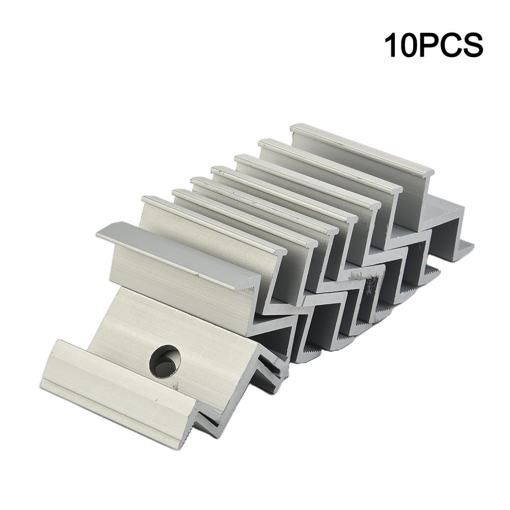 Pv Solar Panels End Clamp Mounting Rail Access Mounting Aluminium ...