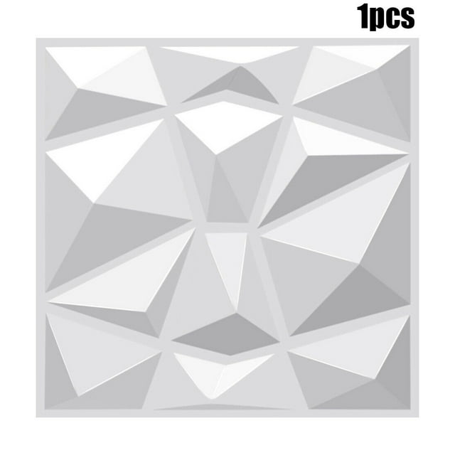 PVC 3D Decorative Interior Wall Panels Covering Diamond Plastic ...