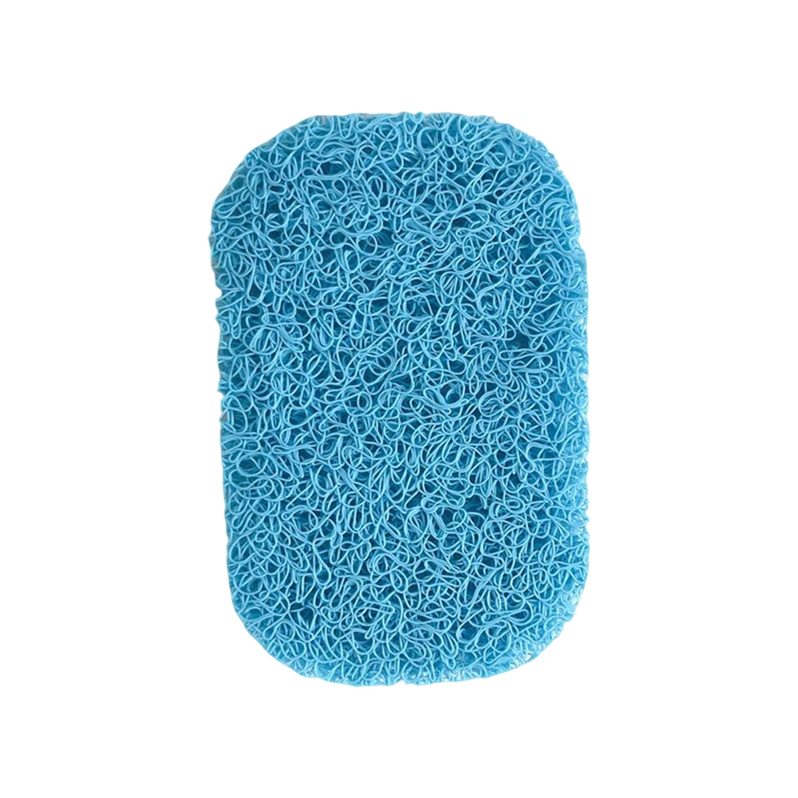 Pvc Drawstring Soap Saver Pad - Blue Color, Soft & Flexible Pvc Loofah ...