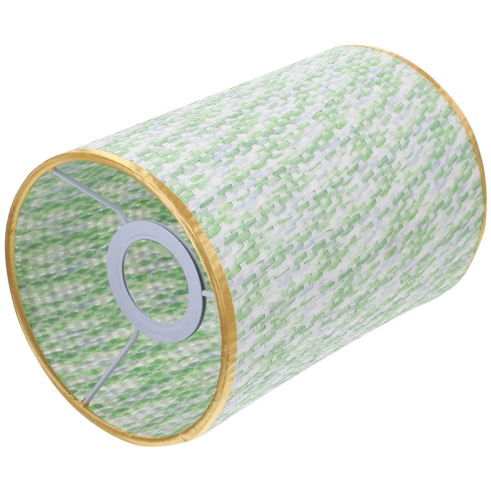 Pvc Fabric Lampshade Bedroom Shell Colorful Woven Shades Holder Drum ...