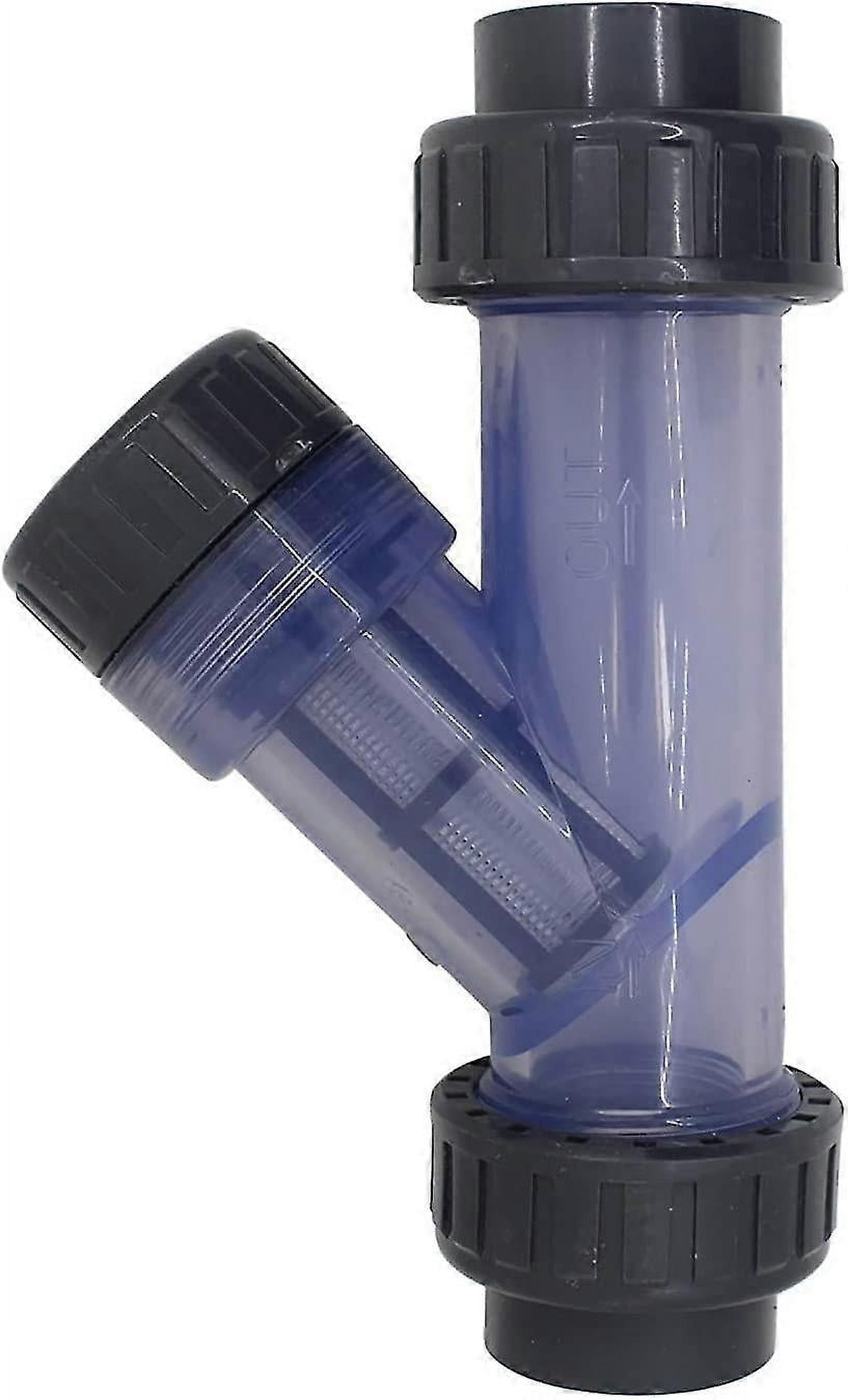 Pvc Hose Filter Y Type 20mm 40mm Mesh Filter Aquarium Irrigation Pvc ...