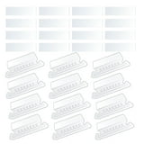 Pvc Label Holder Hanging Folder Tabs Labels Binder Clips Office ...
