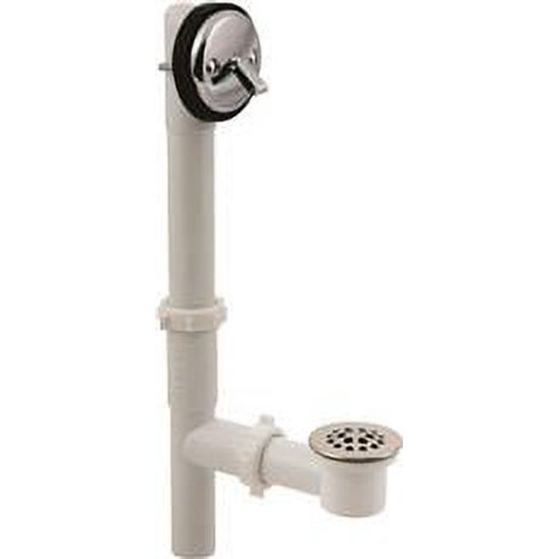 Pvc Trip Lever Waste Assembly 1-1/2 In. Chrome - Walmart.com