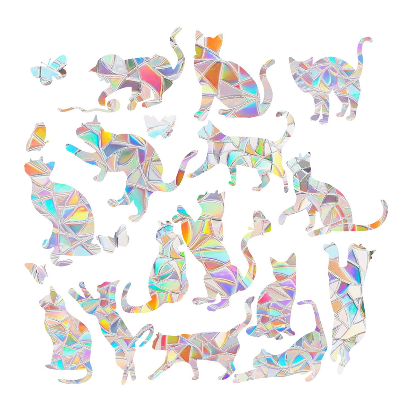 Pvc Window Stickers Window Stickers Pvc Suncatcher Prism Non-adhesive ...