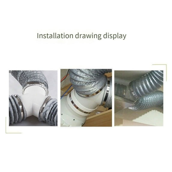 Pvc Y Shape Ducting Splitter Connector For Extractor Fans Range Hood ...