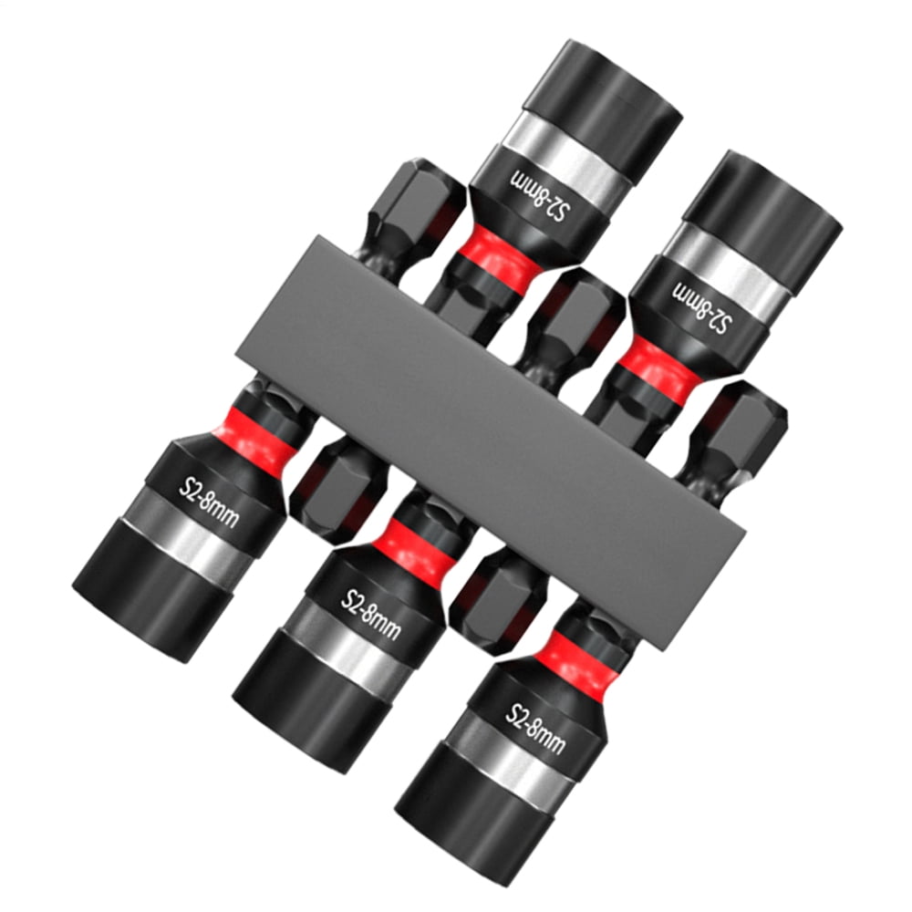 Pw Tools Nut Drivers Nut Driver Set for Drill 5x Chuck Socket Magnetic ...