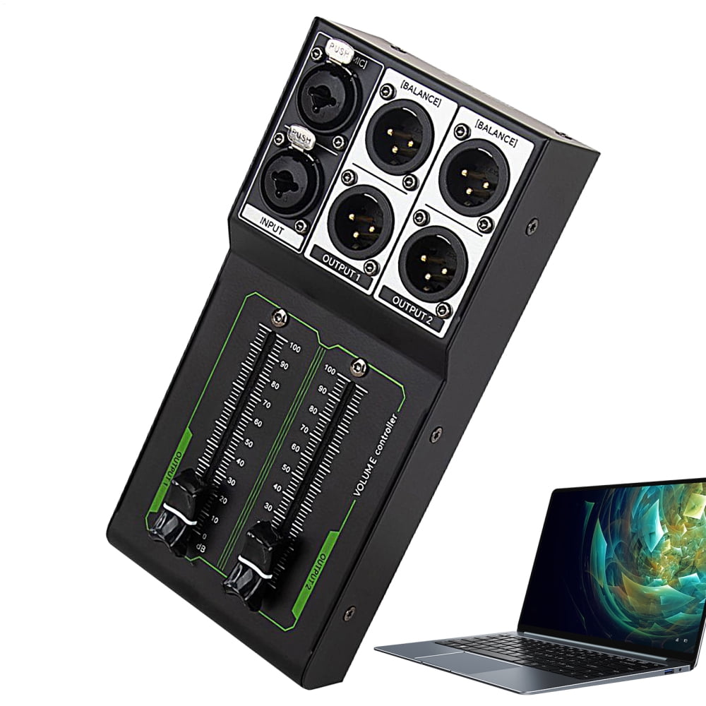 Pw Tools Passive Volume Control 1 Input 2 Output Volume Controller ...