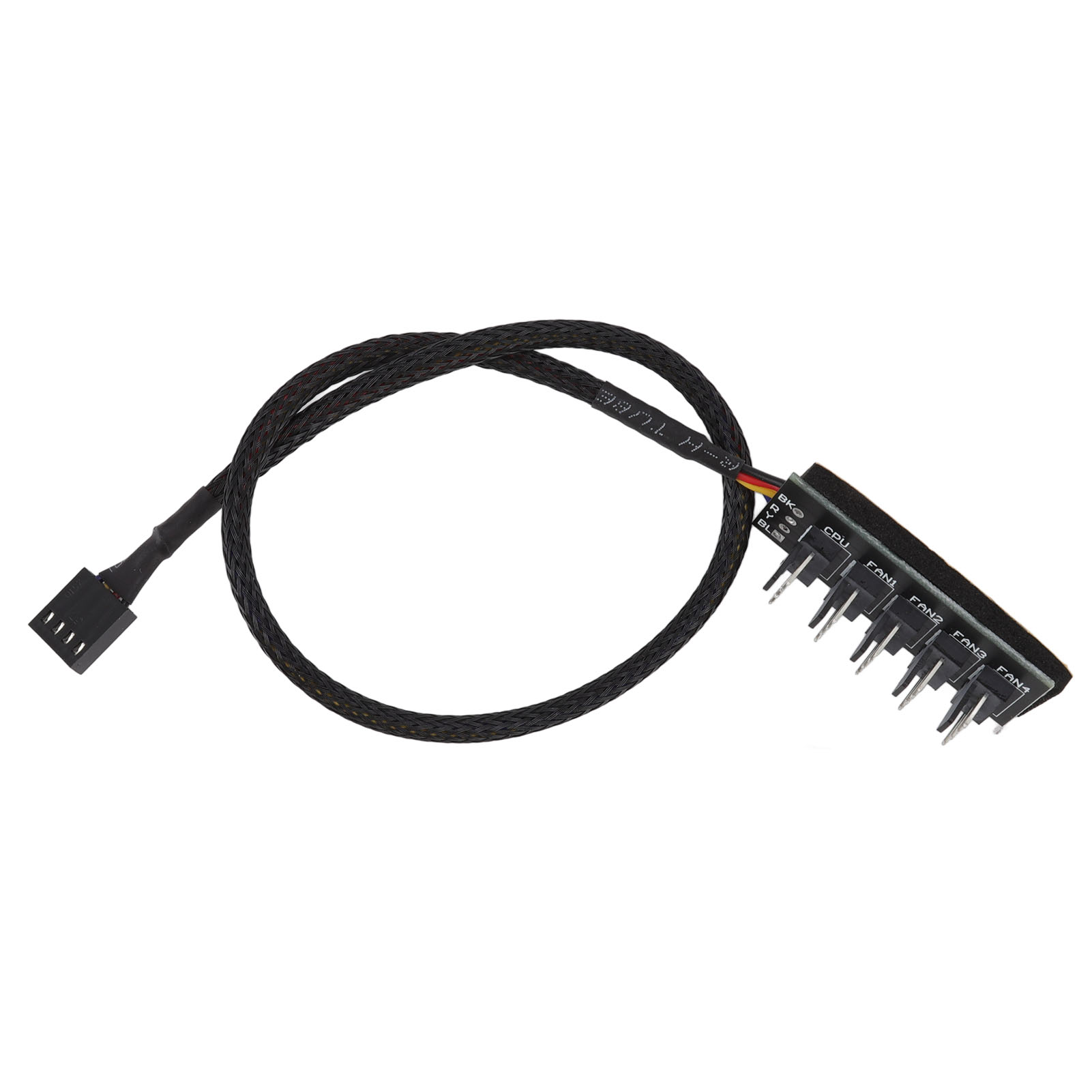 Pwm Fan Splitter Hub Adapter, Supports 4-Pin & 3-Pin Connector For Up ...