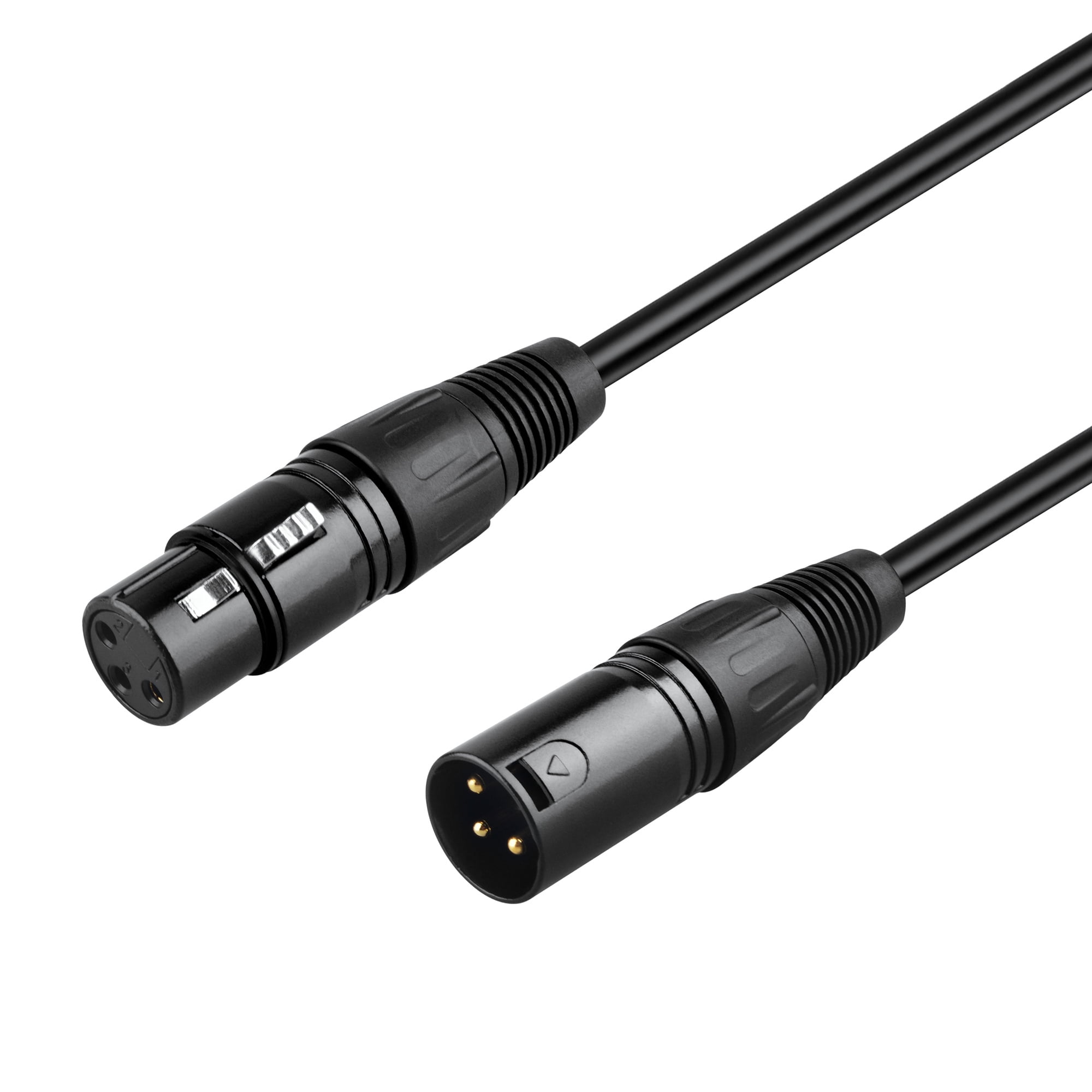 PwrON 10FT XLR Cable - Premium Balanced Microphone Cable with 3-Pin XLR ...