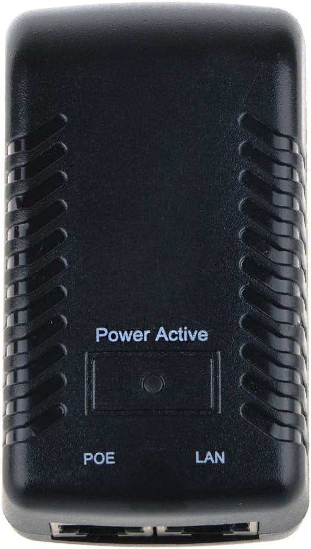 PwrON 48V 0.5A PoE Injector Power Over Ethernet Adapter Compatible with ...