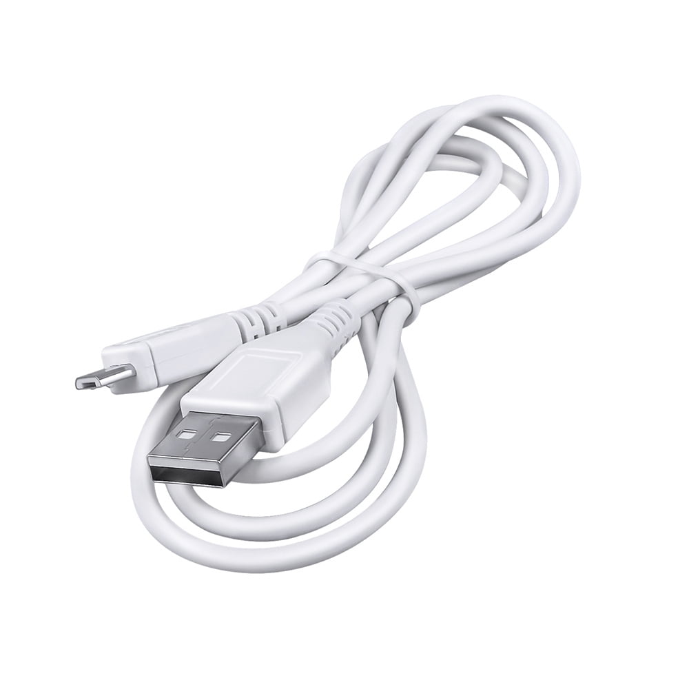 PwrON 5ft White Micro USB Charging Cable PC Laptop DC Charger Power ...