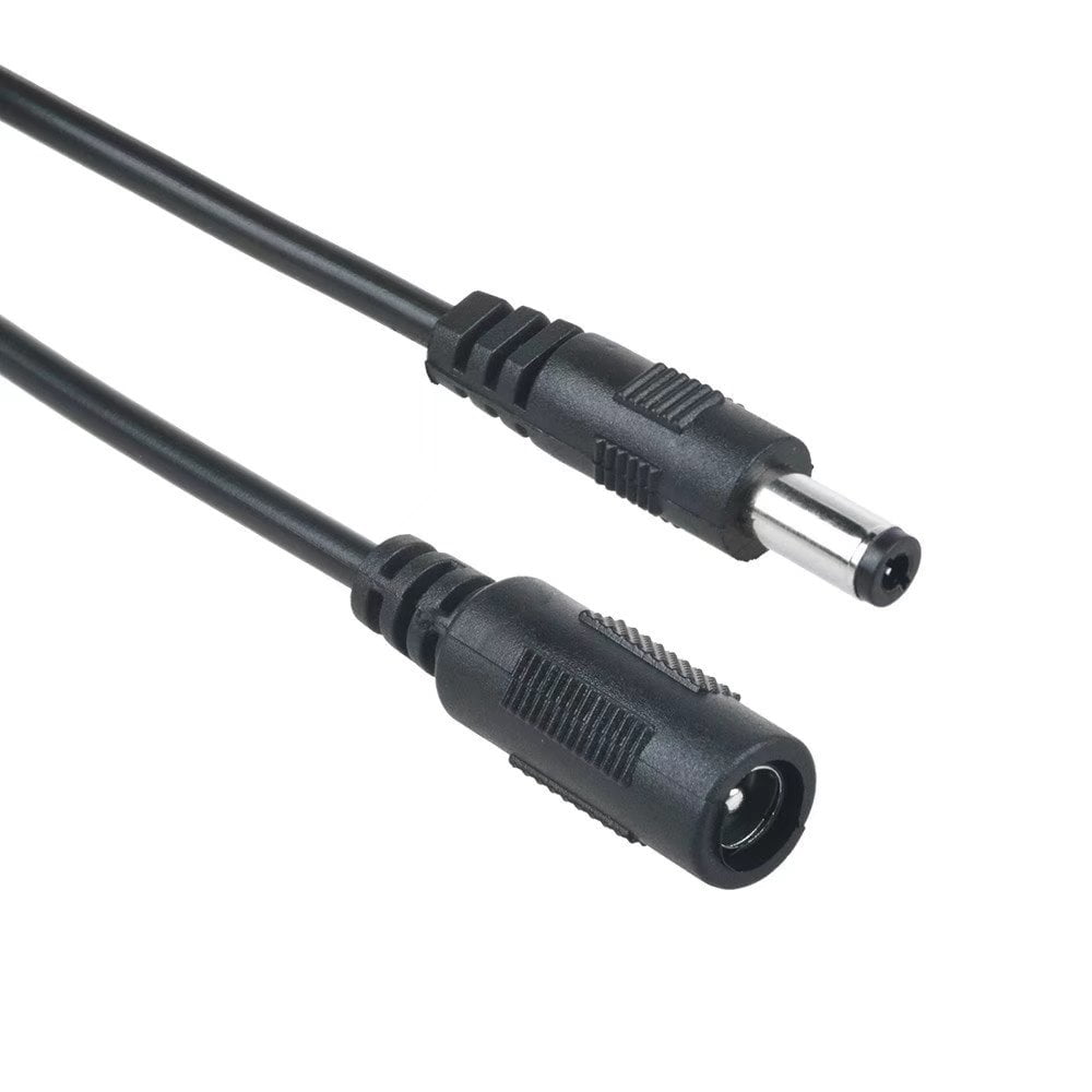 PwrON Compatible 3.3ft 5.5 x 2.5mm DC Power Jack Male to Female ...