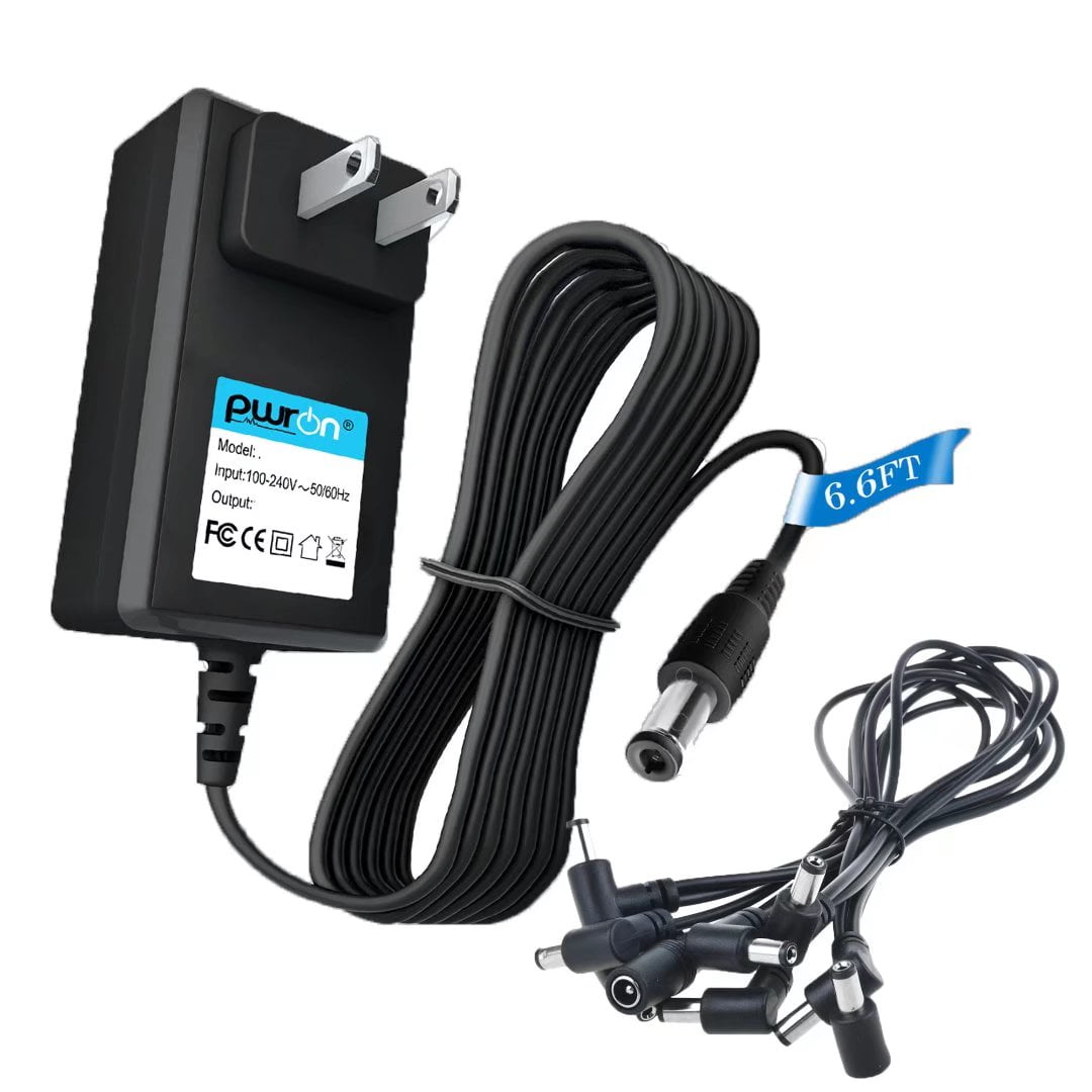 PwrON Compatible AC DC Adapter Charger Replacement for Dunlop ECB-003 ...