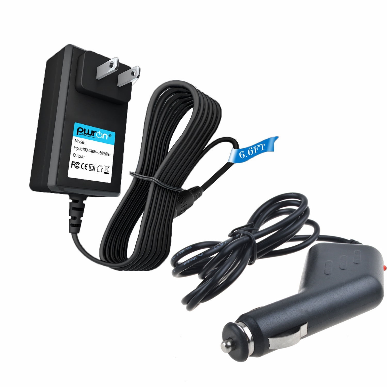 PwrON Compatible Car Charger+AC Wall Power Adapter Replacement for Kids ...