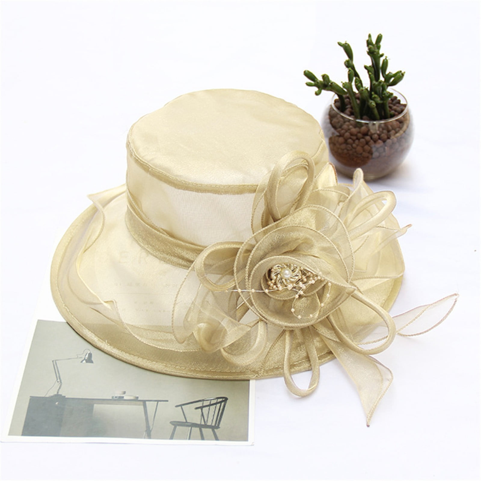 Pxiakgy Clearance Sale!! 2025 Kentucky Derby Hat for Women Ladies ...
