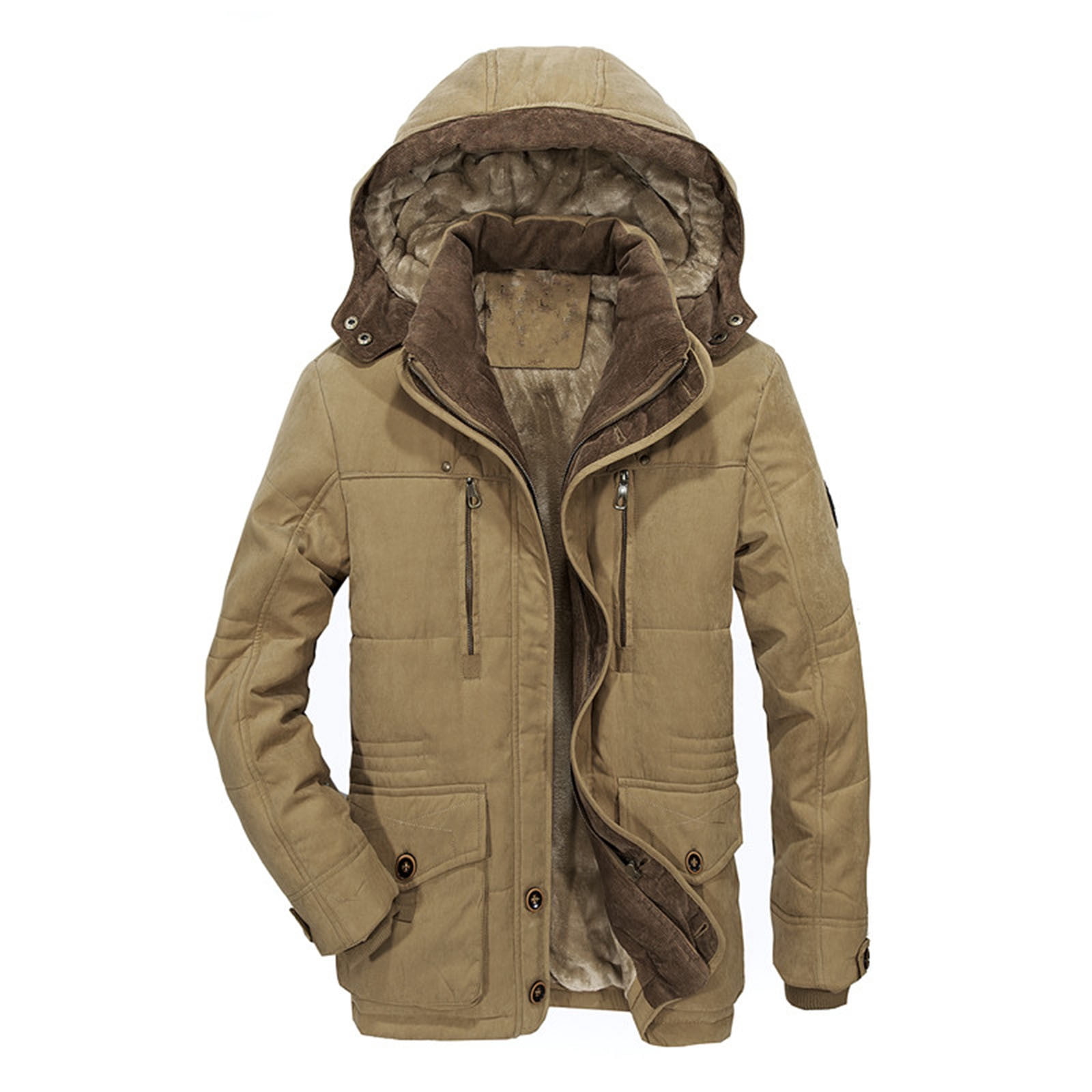 Pxiakgy Coat for Men Mens Autumn And Winter Fashion Casual Zipper ...
