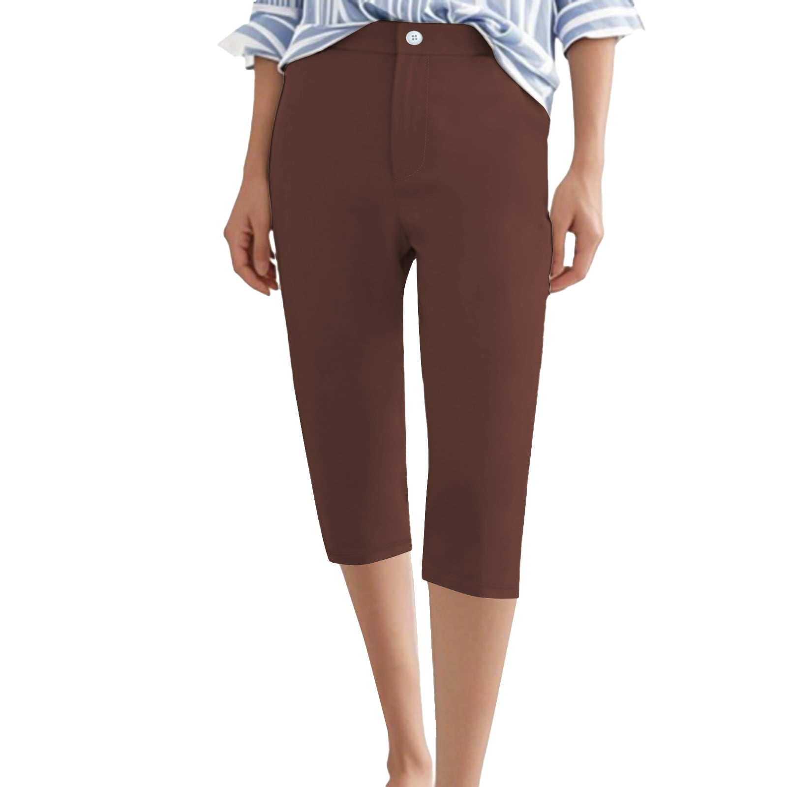 Pxiakgy Womens Capris for Summer Wide Leg Capri Pants for Women Womens ...