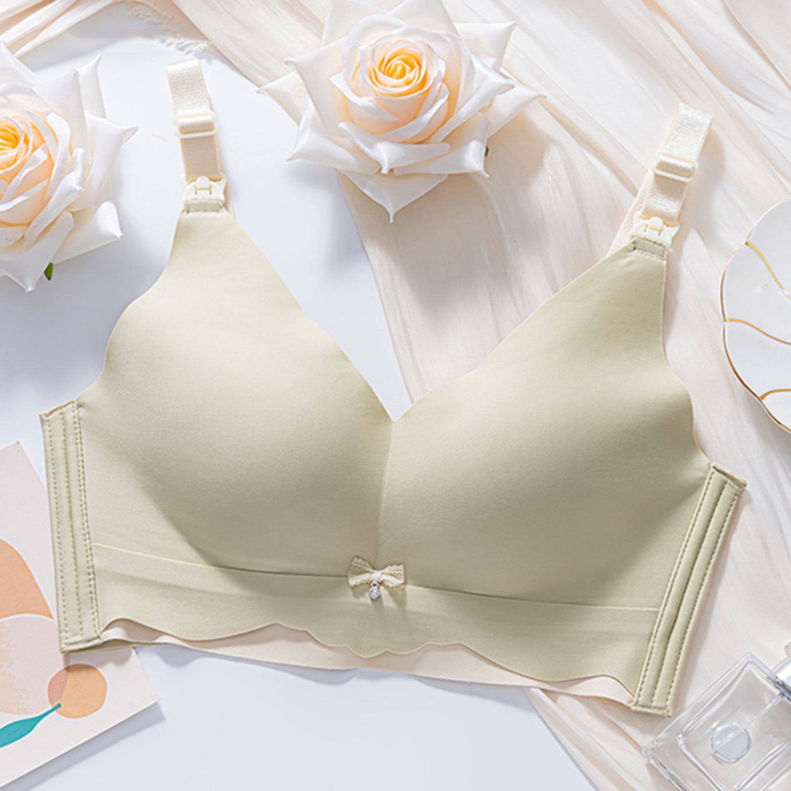 Pxiakgy bras for women Women Full Cup Thin Breast Feeding Underwear ...