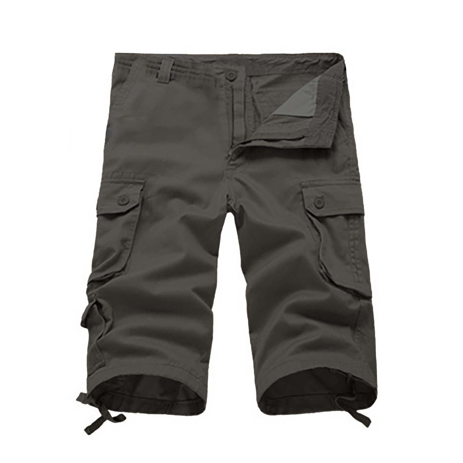 Pxiakgy cargo pants for men Men's Fashion Loose Large Cotton Shorts Men ...