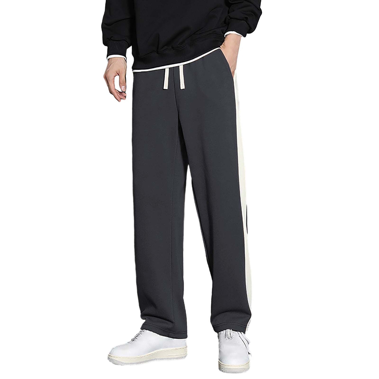 Pxiakgy Pants For Men Mens Drawstring Sweatpants Jogging Sweatpants High Comfort Straight Leg