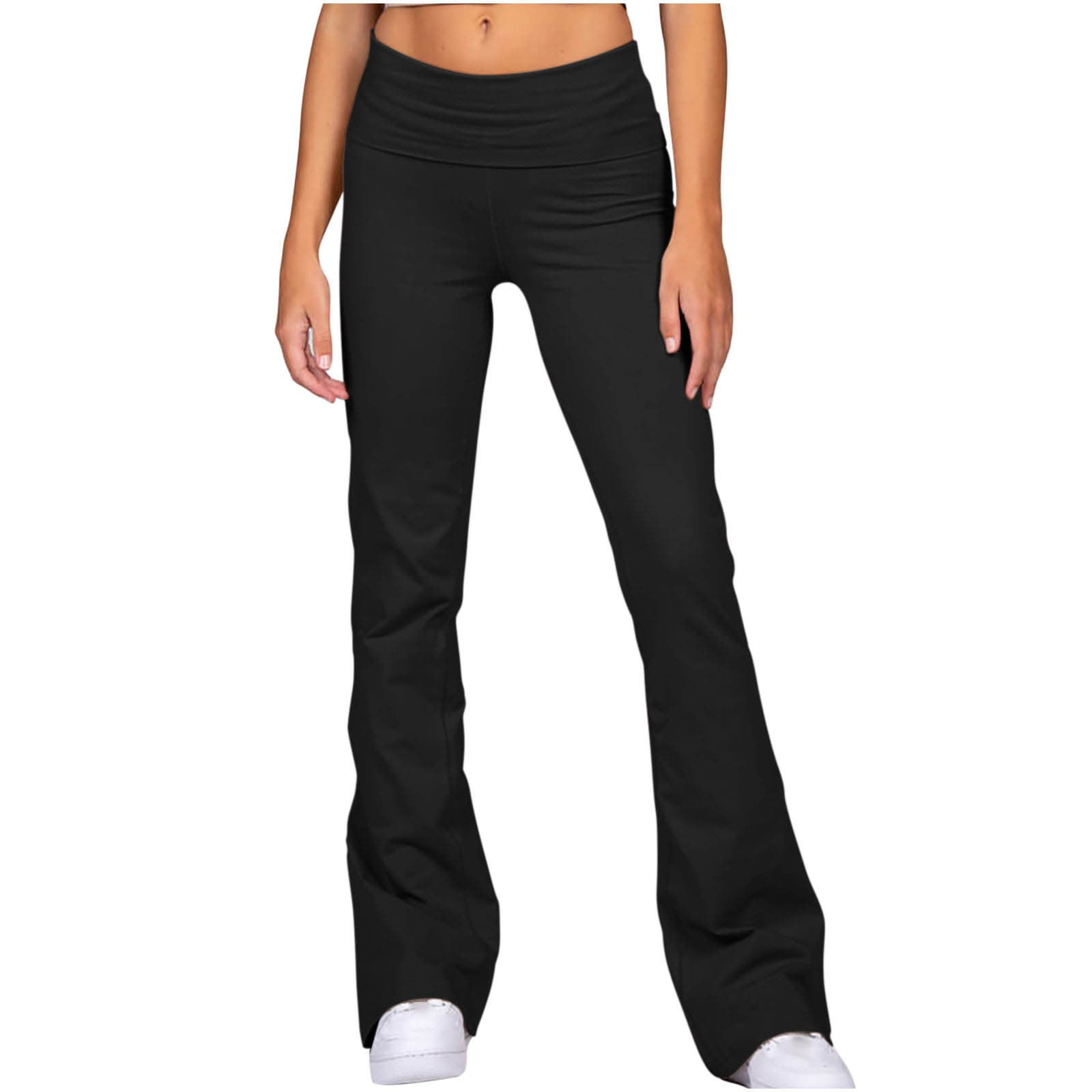 Pxiakgy yoga pants women Women's Solid Colour Slim And Skinny High ...
