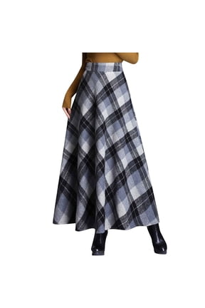 Wool Line Skirt