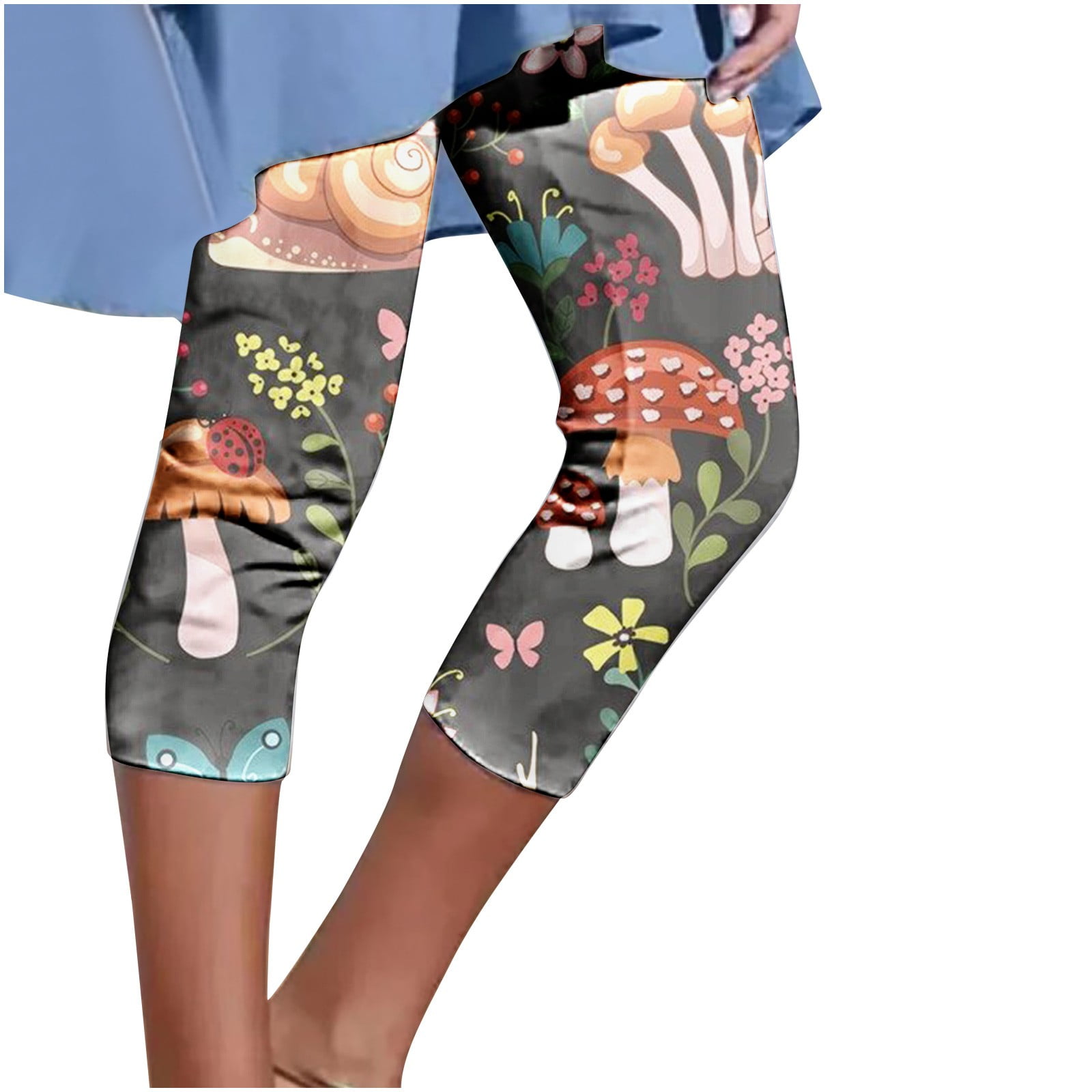 Pxkloy Womens Capri Leggings Tropical,Capri Leggings for Women 2024 ...