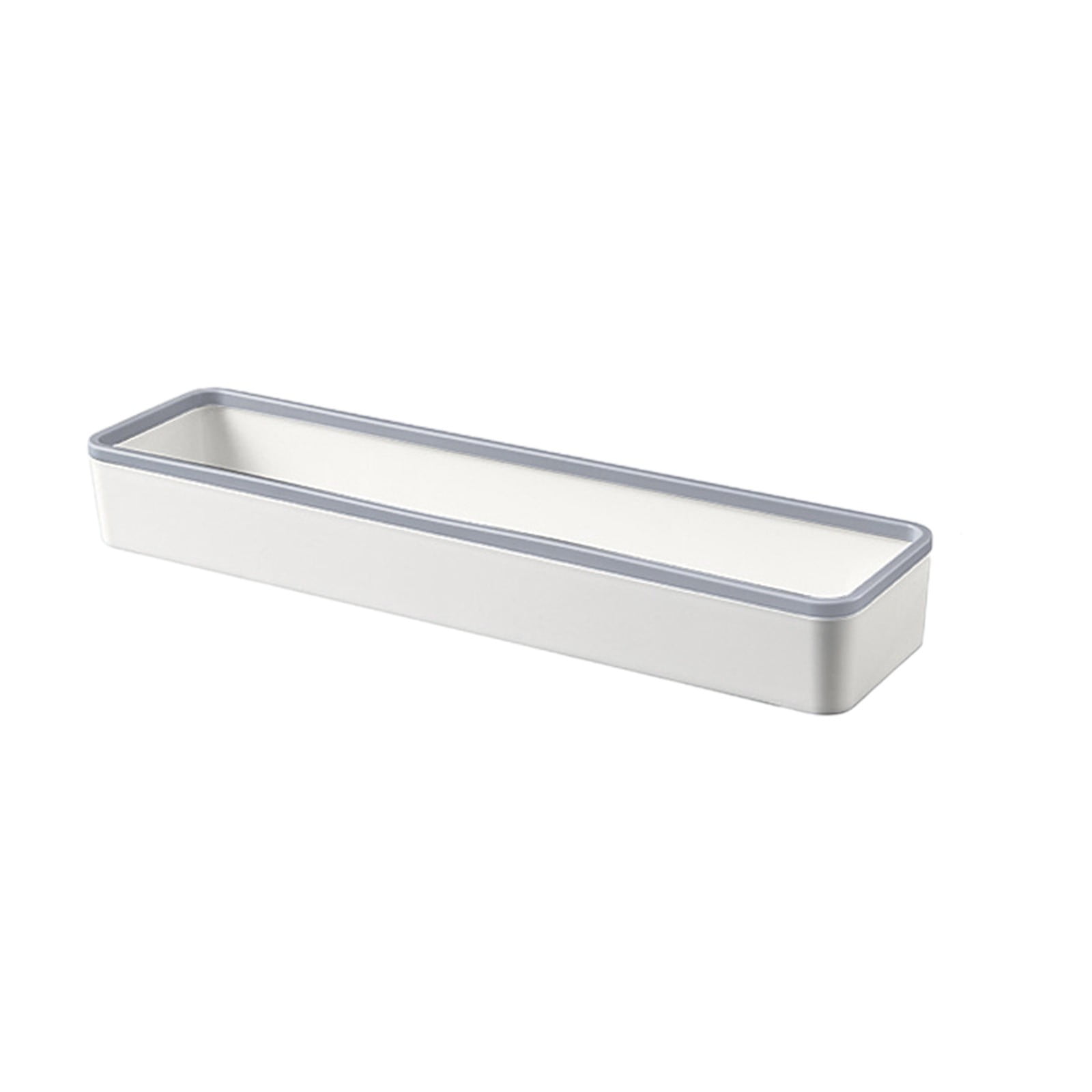 Pxyqht Bathroom Wall Shelf, No-Punch Storage Rack, Load-Bearing Plastic ...