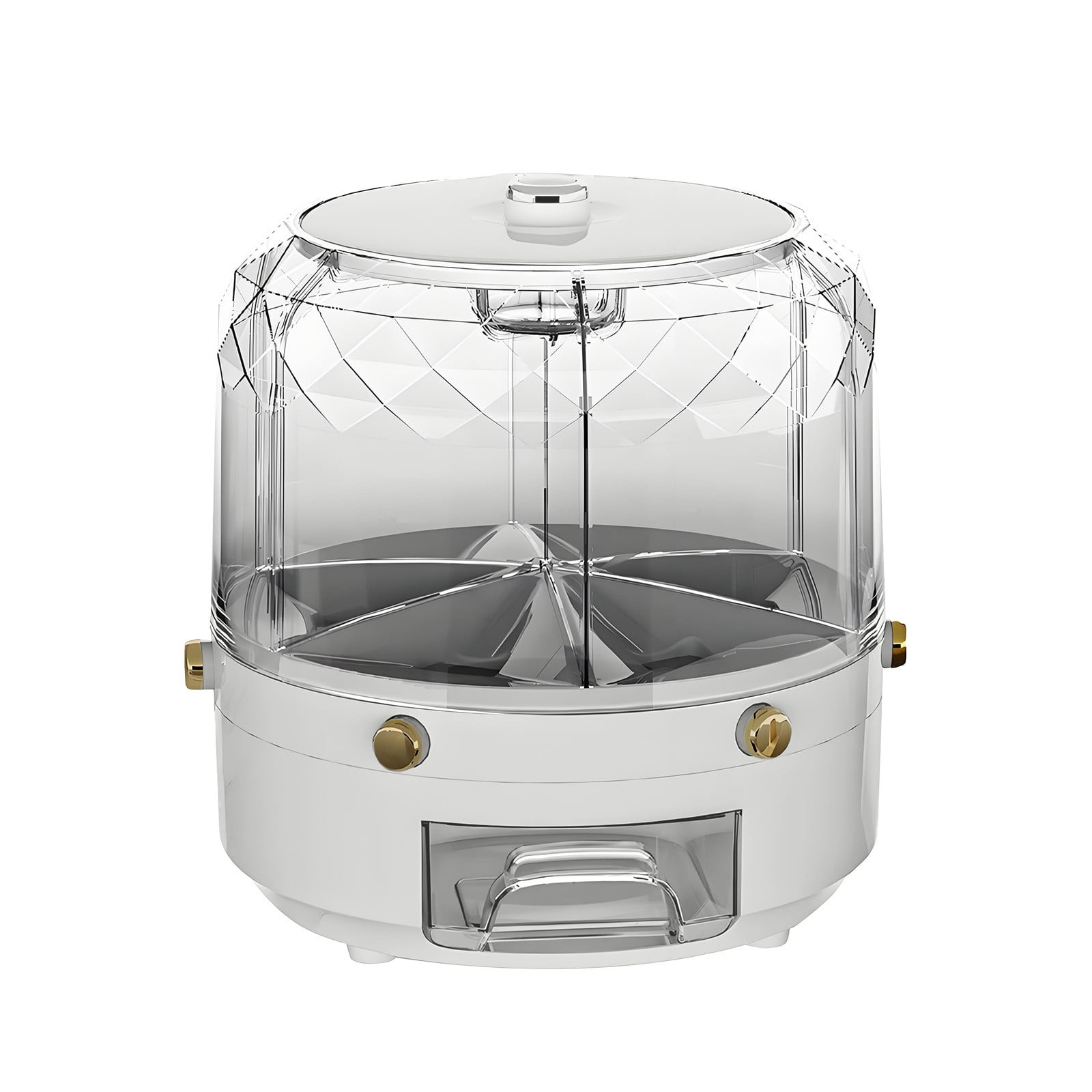 Pxyqht Compartmental Rice Storage Box, Insect Proof Rice Jar, Sealed ...
