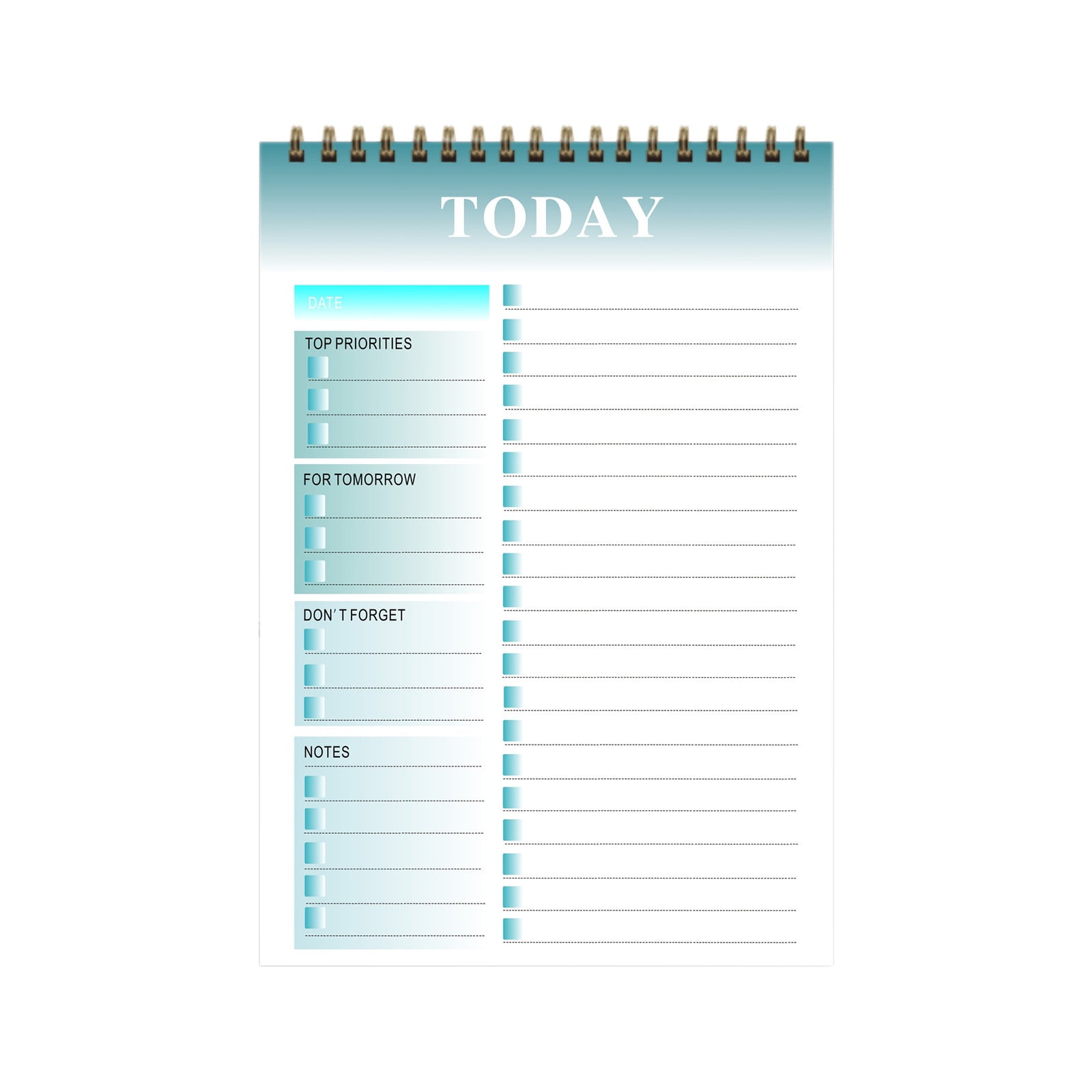 Pxyqht Daily Planner Calendar, Schedule Calendar, Desk Calendar for ...