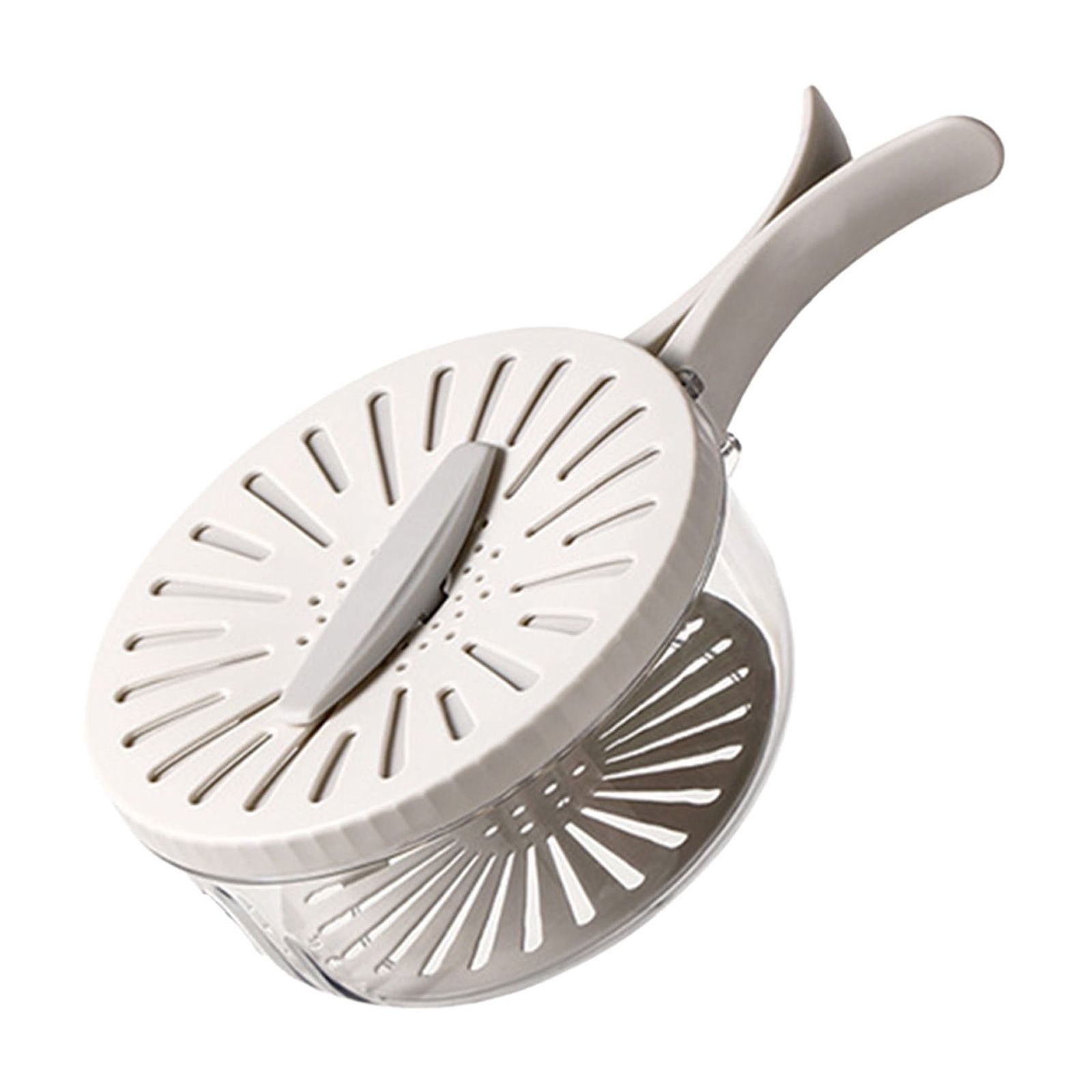 Pxyqht Double Layer Food Storage Container, Airtight Drainage Box ...