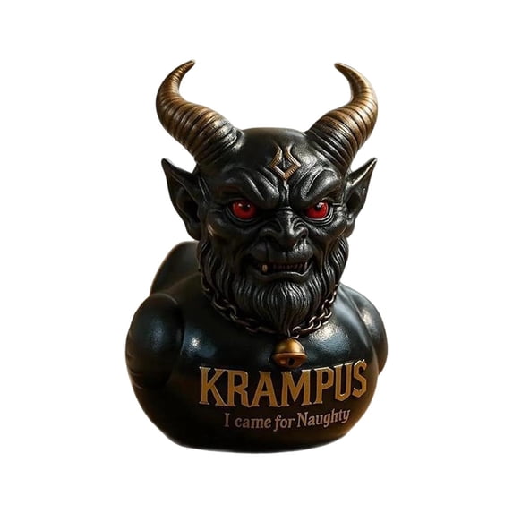 Pxyqht Krampus Ducks Collectible Figurine Resin Decorative Piece Unique ...