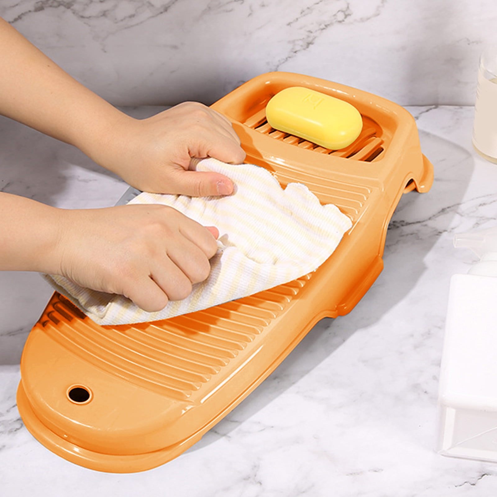 Pxyqht Portable Plastic Washing Board with Stand for Hand Washing ...